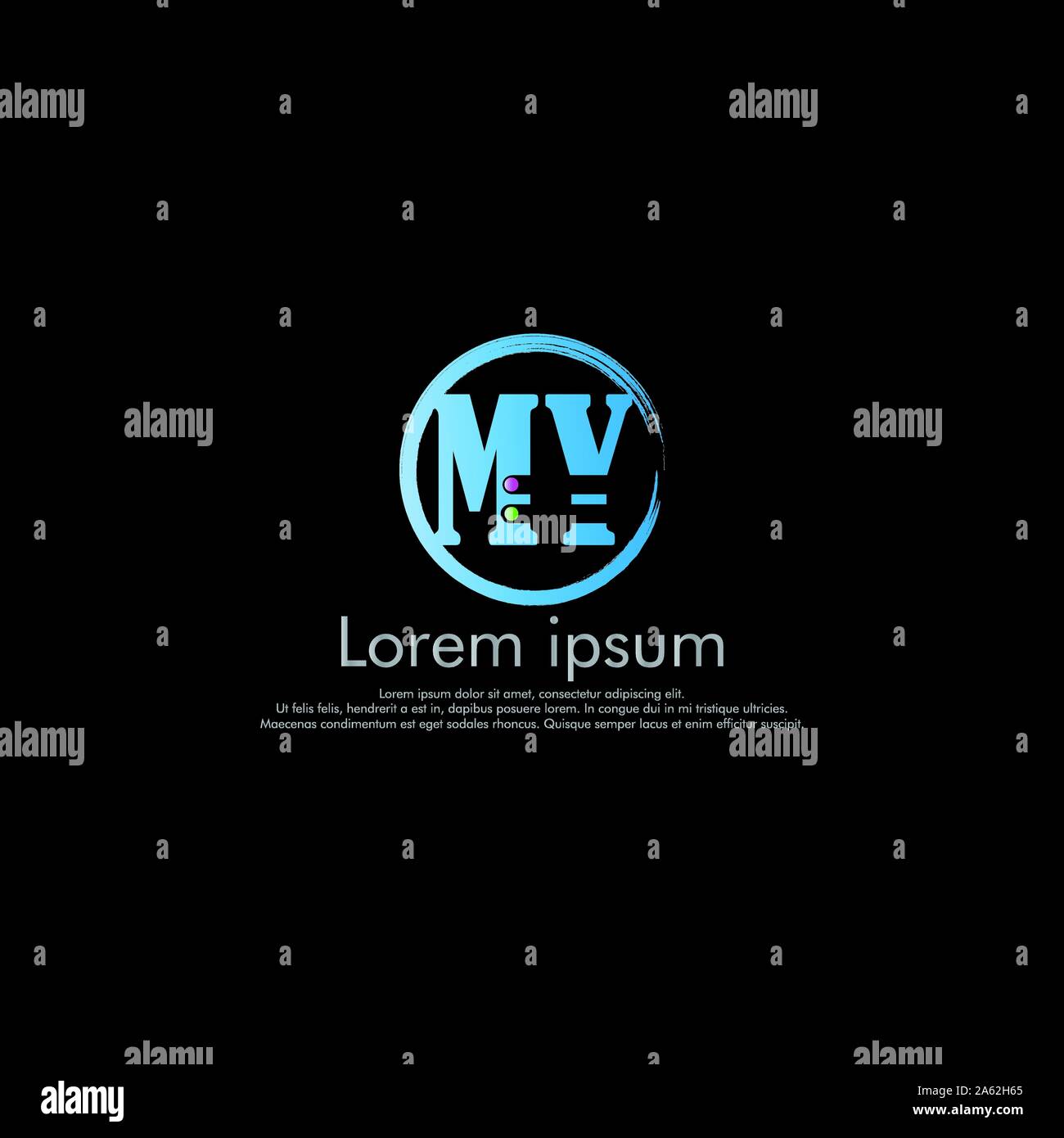 M Y MY Vector initial abstract logo concept Stock Vector Image & Art ...