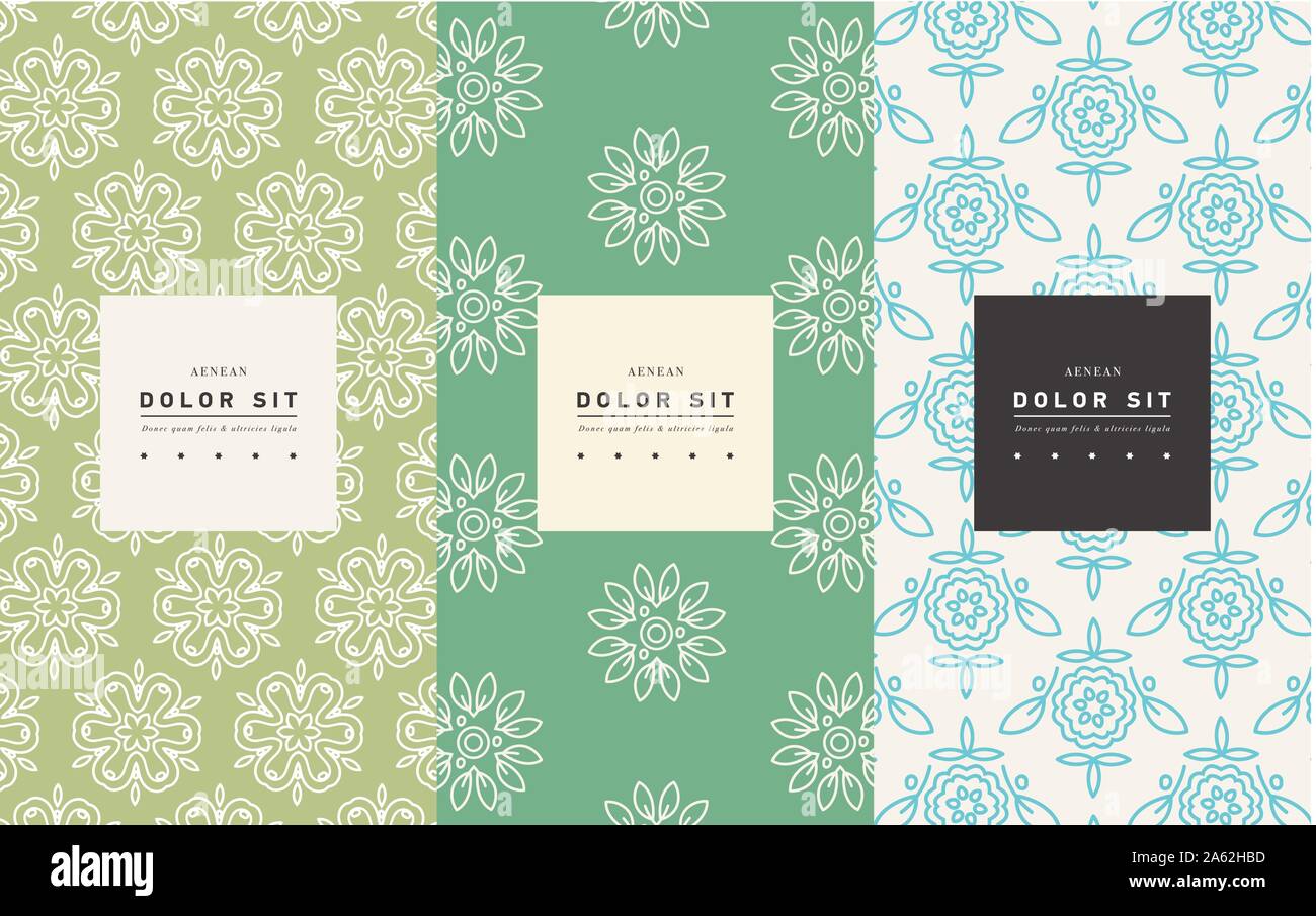 Vector set of packaging design templates Stock Vector Image & Art - Alamy