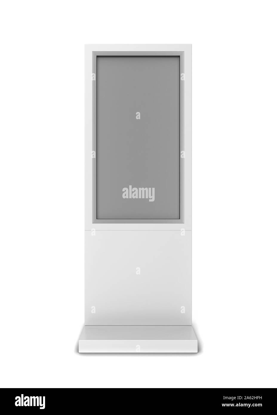 Lcd display stand. 3d illustration isolated on white background Stock ...