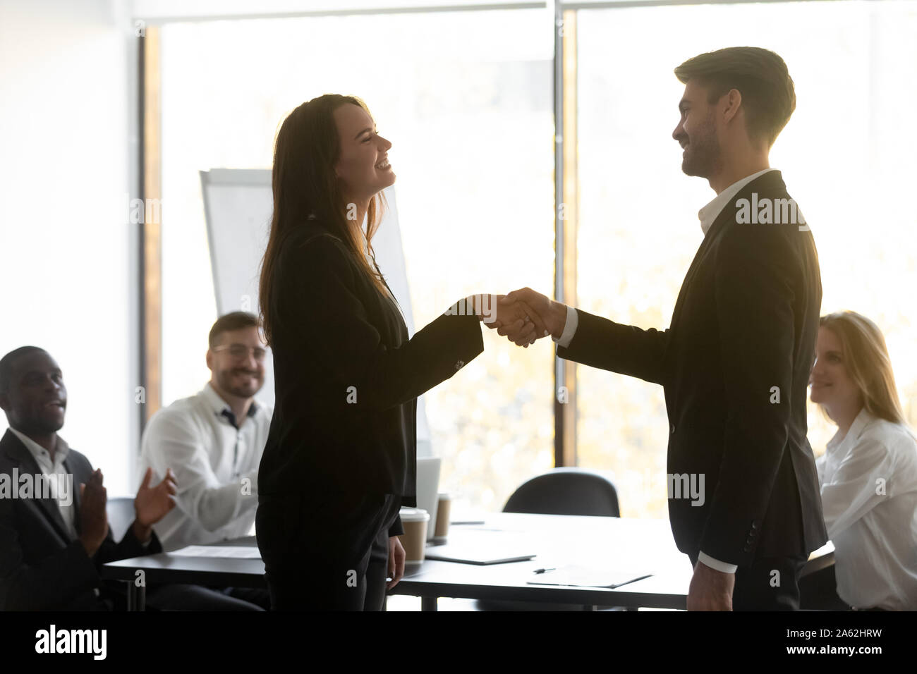 Manager boss praise hi-res stock photography and images - Alamy