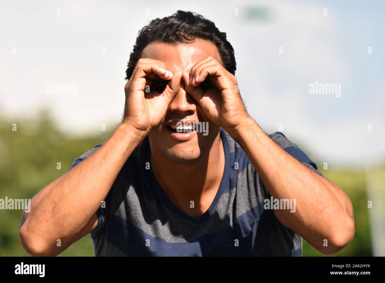 Minority Male Searching Stock Photo - Alamy