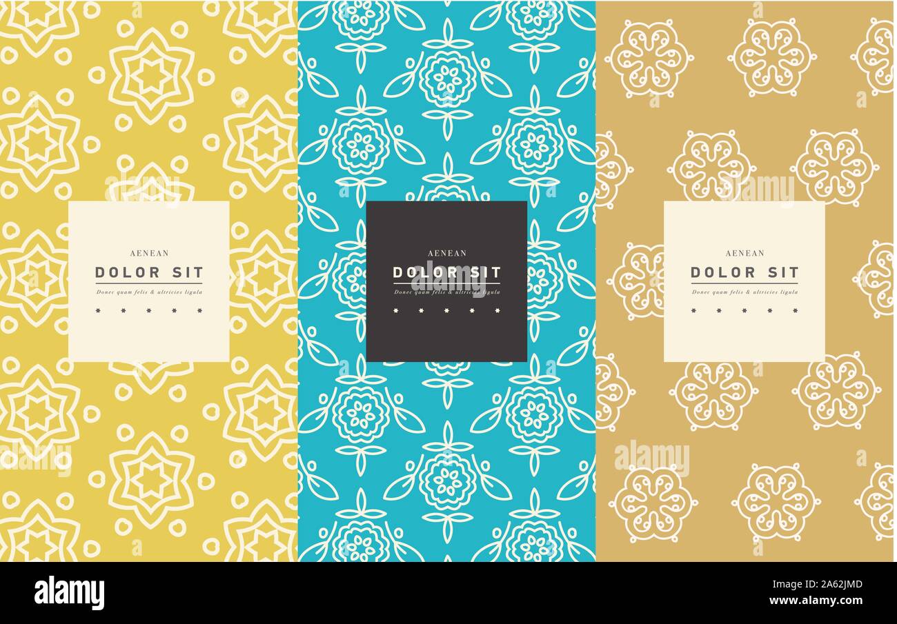 Vector set of packaging design templates Stock Vector Image & Art - Alamy