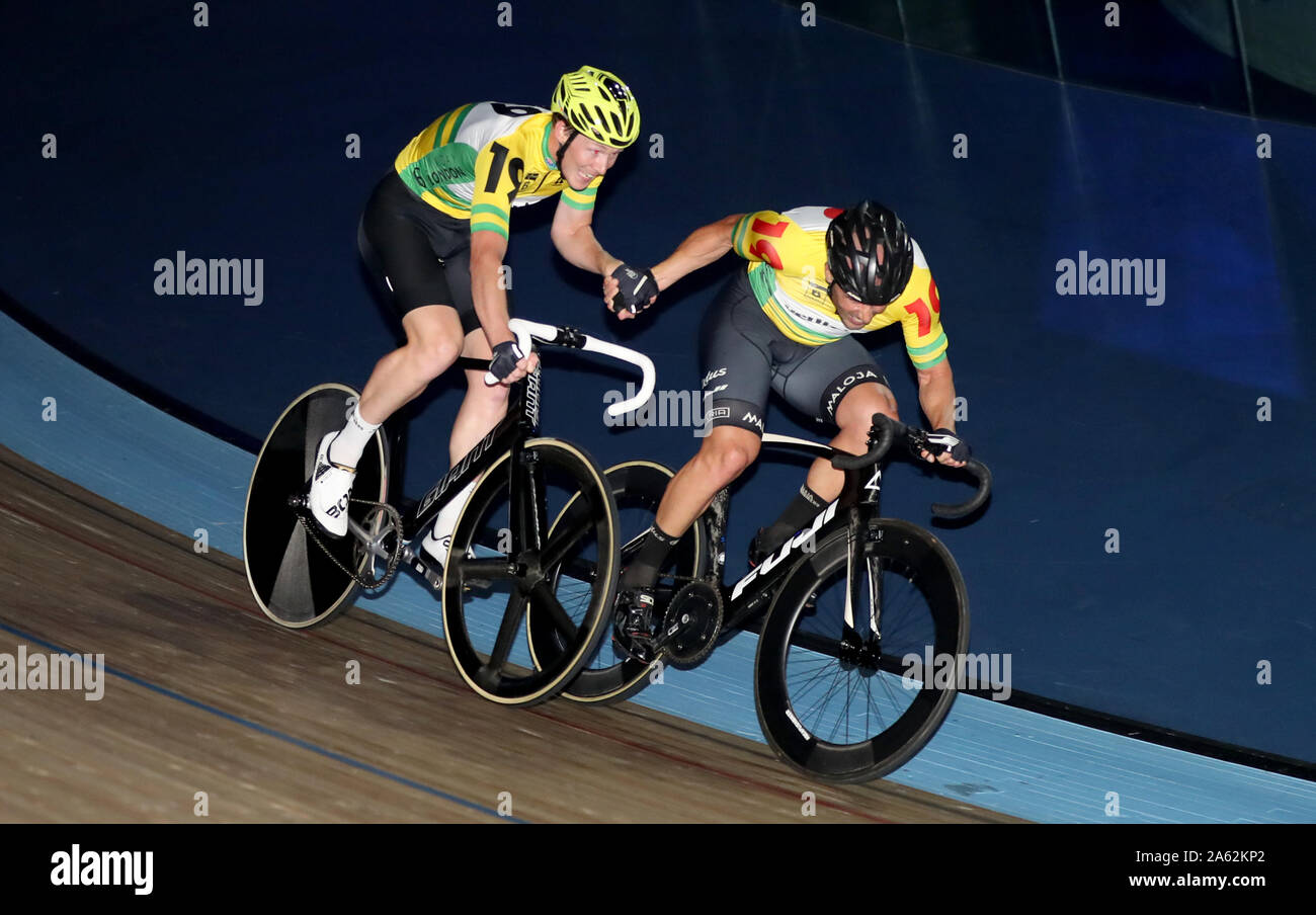 Australia’s Zack Gilmore and Stephan Hall during day two of the Phynova ...