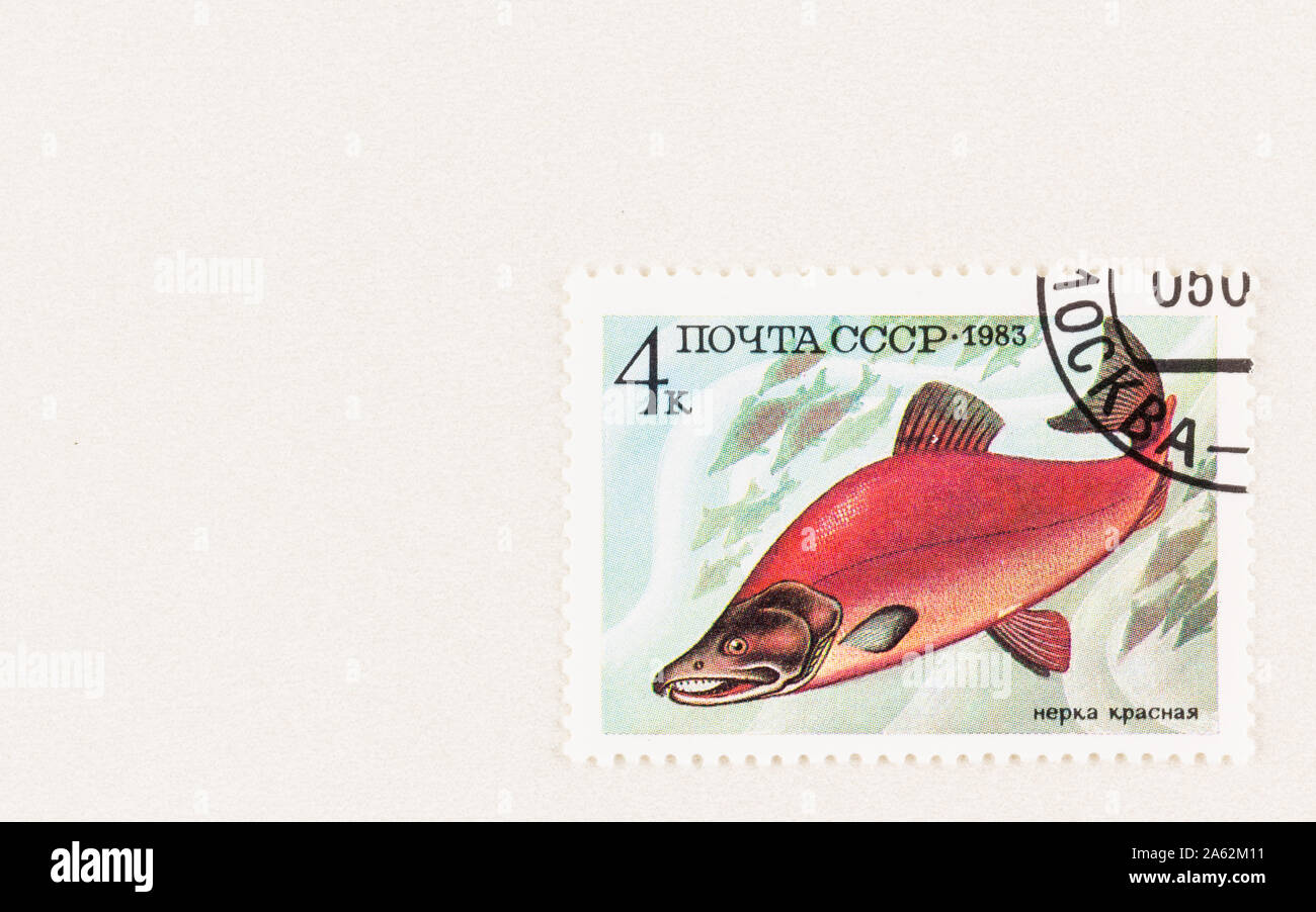 Cccp postage stamp hi-res stock photography and images - Alamy