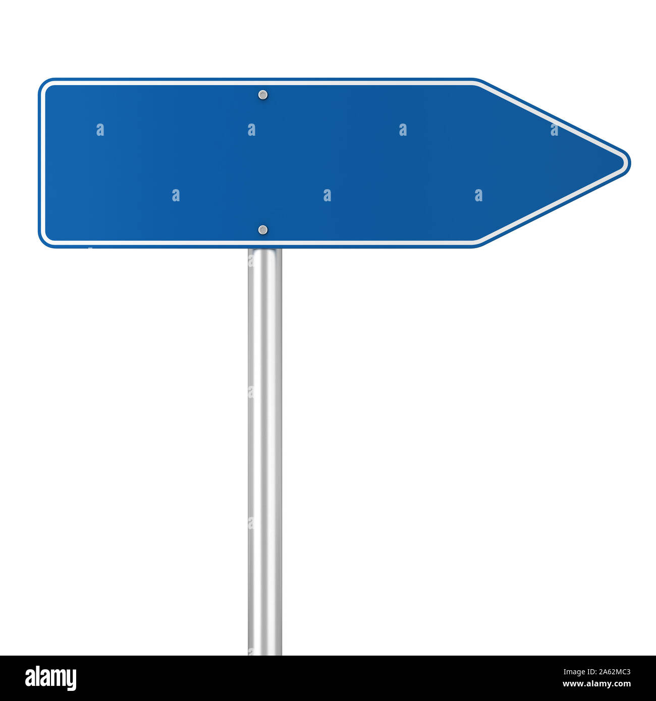 Road sign. 3d illustration isolated on white background Stock Photo - Alamy