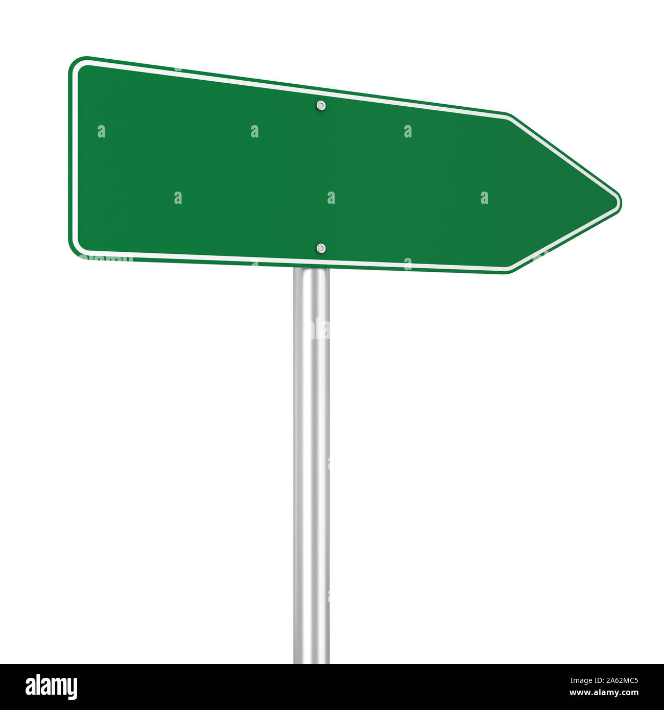 Road sign. 3d illustration isolated on white background Stock Photo - Alamy