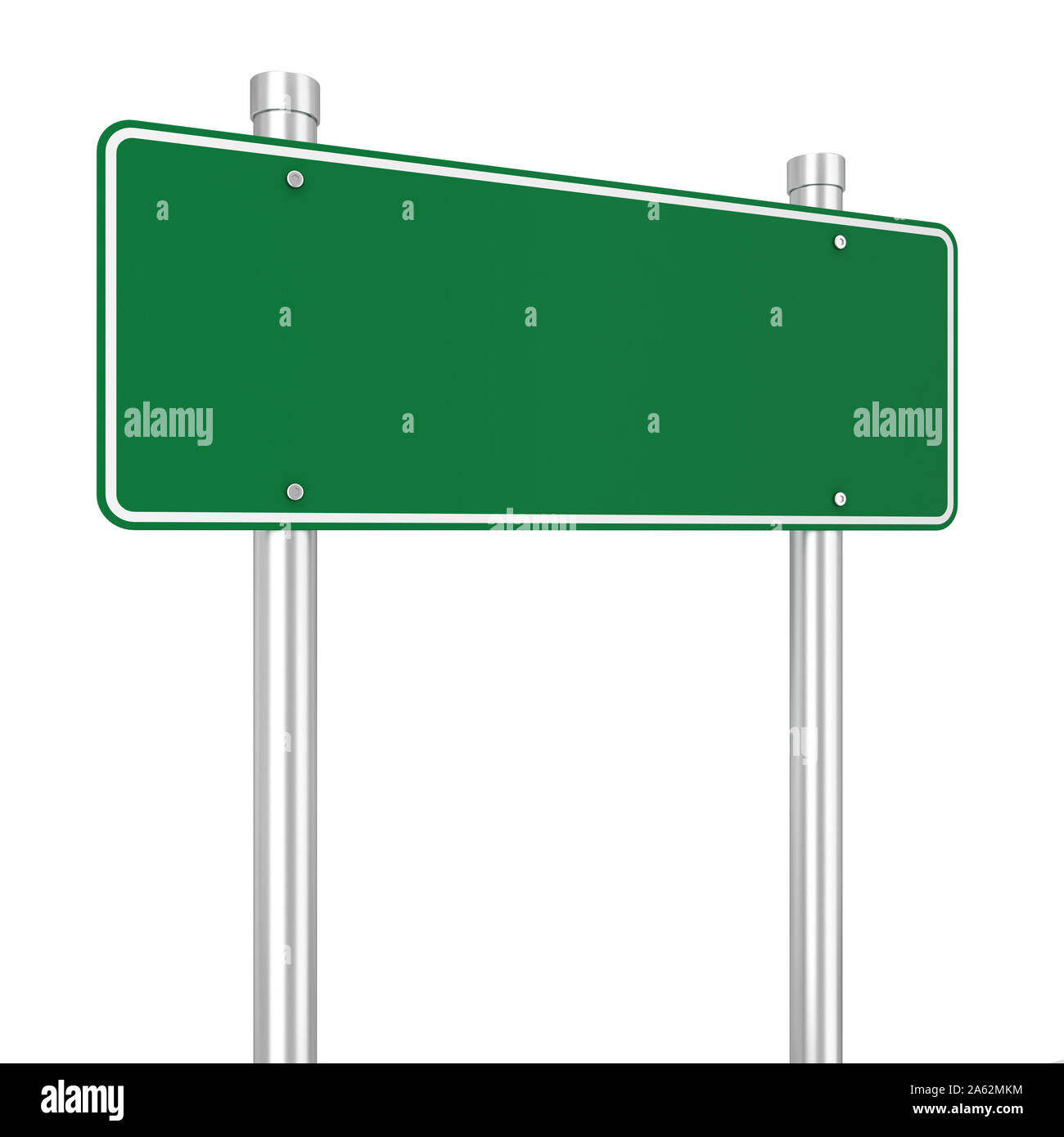 Road sign. 3d illustration isolated on white background Stock Photo - Alamy