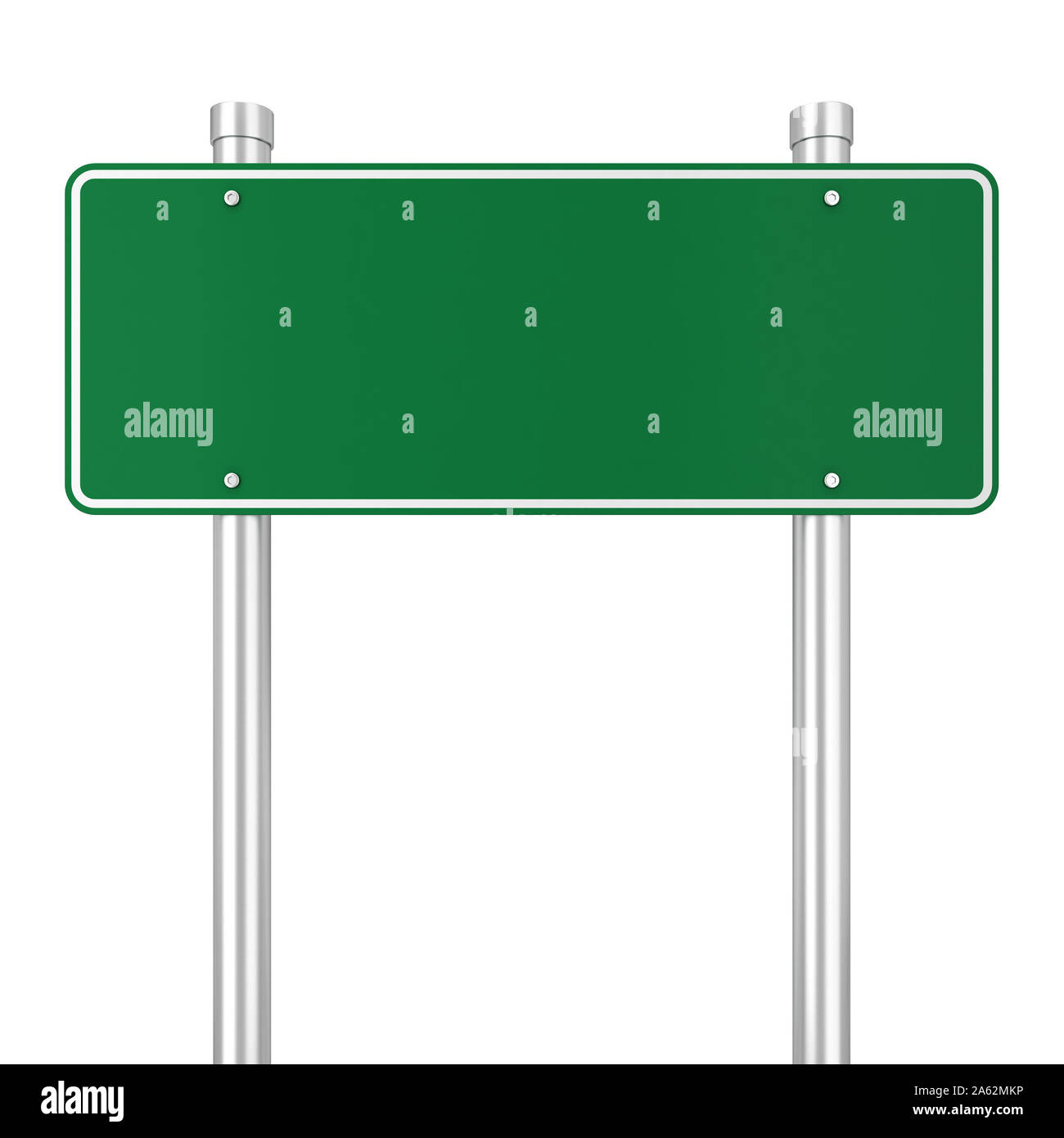 Road sign. 3d illustration isolated on white background Stock Photo - Alamy