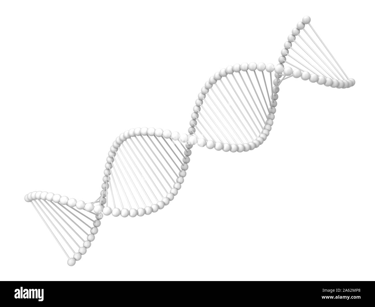 Dna helix 3d isolated Black and White Stock Photos & Images - Alamy