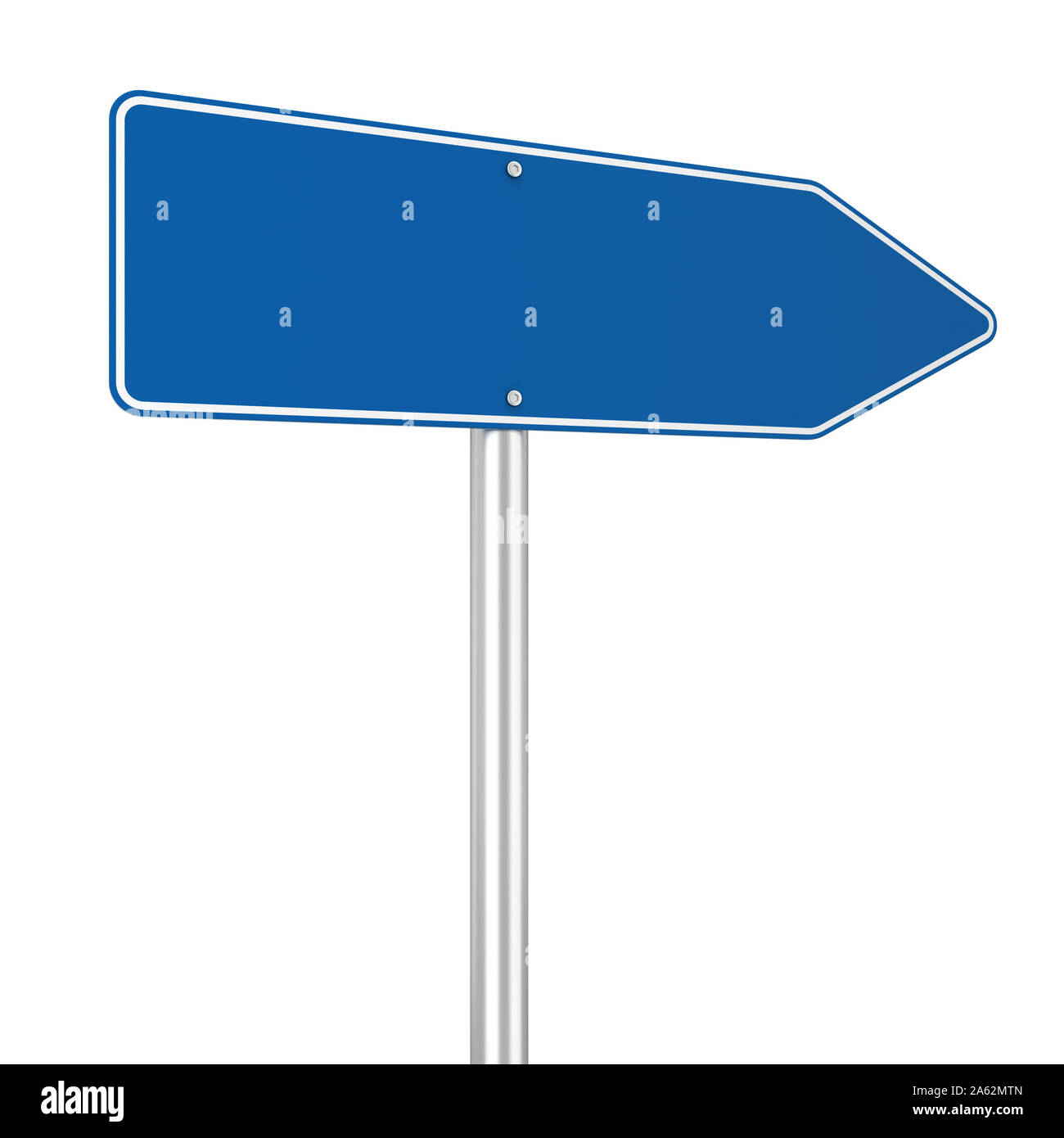 Road sign. 3d illustration isolated on white background Stock Photo - Alamy