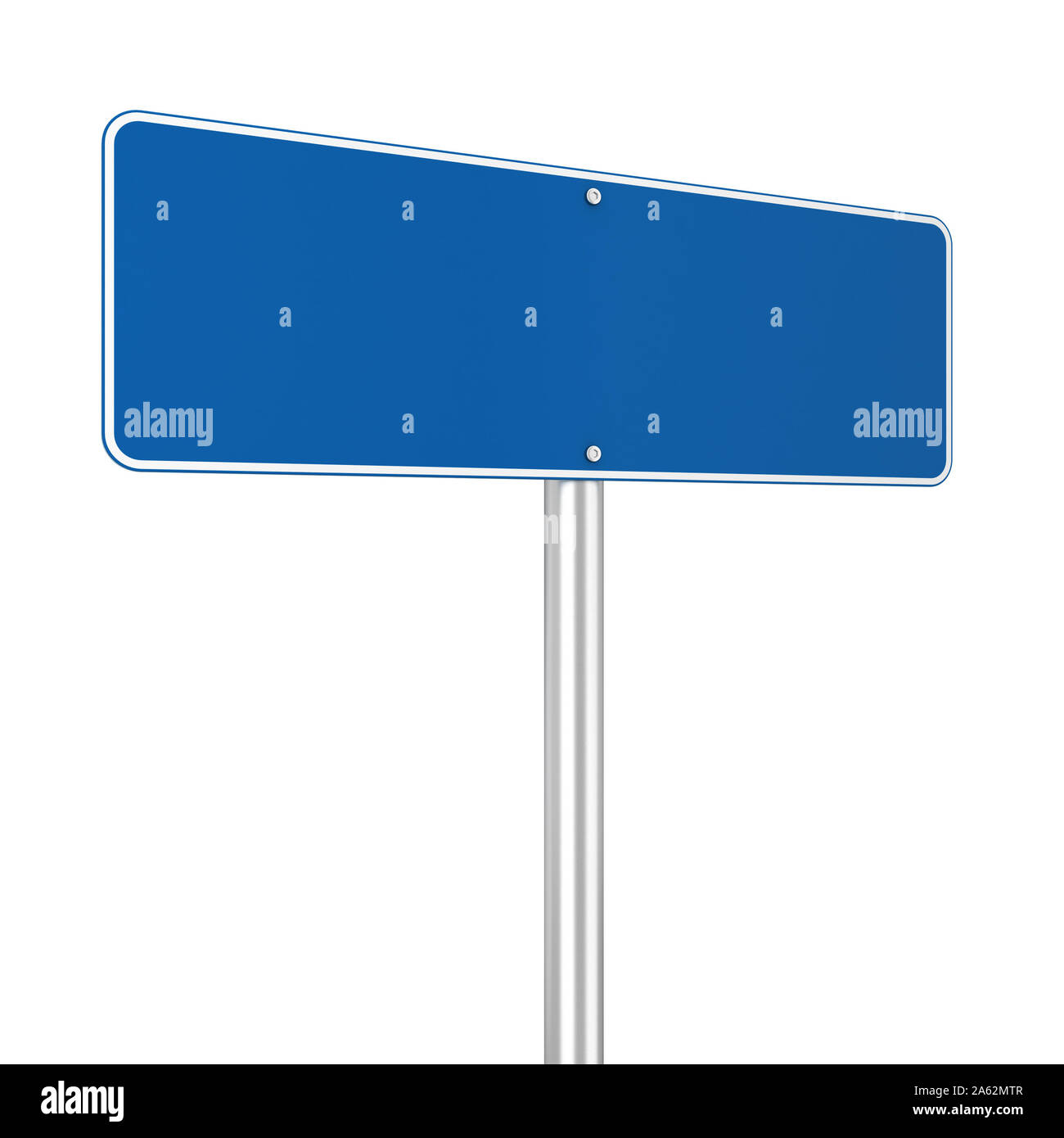 Road sign. 3d illustration isolated on white background Stock Photo - Alamy