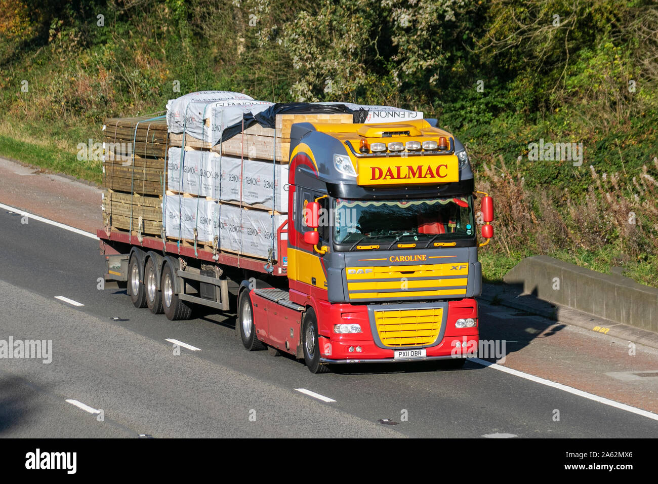 DALMAC EUROPEAN TRANSPORT LTD named vehicle Caroline; Haulage delivery ...