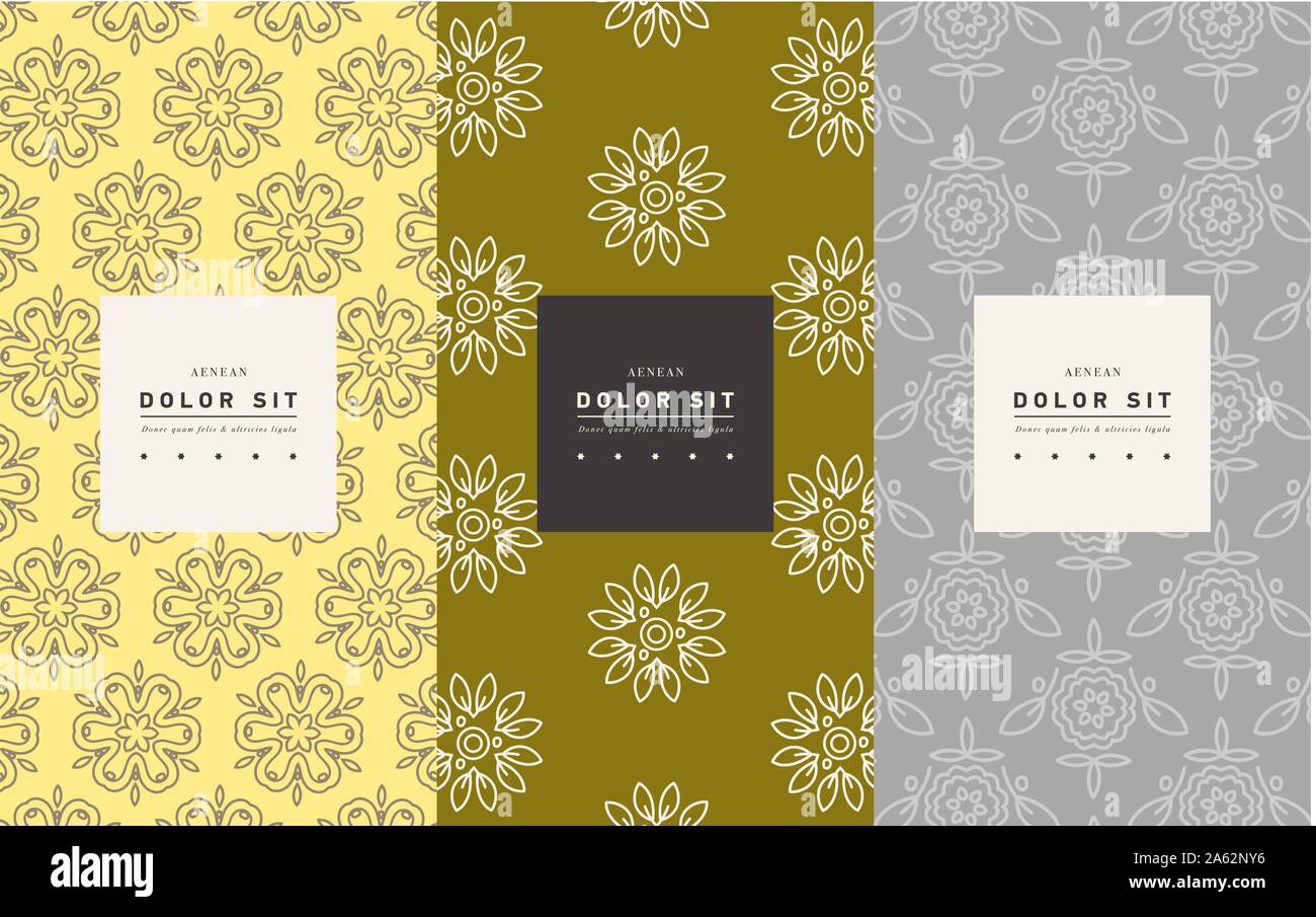 Vector set of packaging design templates Stock Vector Image & Art - Alamy