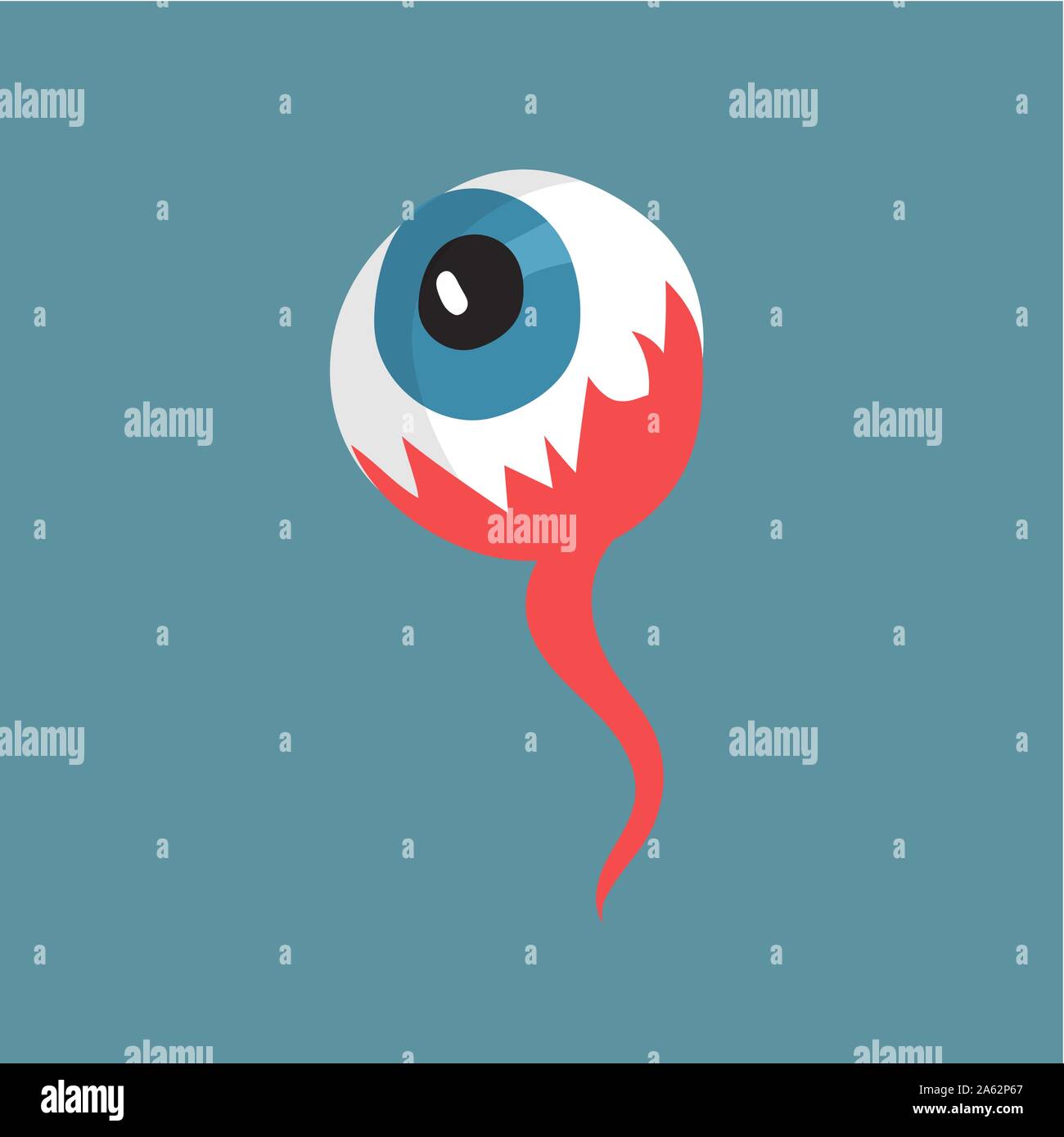 Eye flat icon hi-res stock photography and images - Alamy