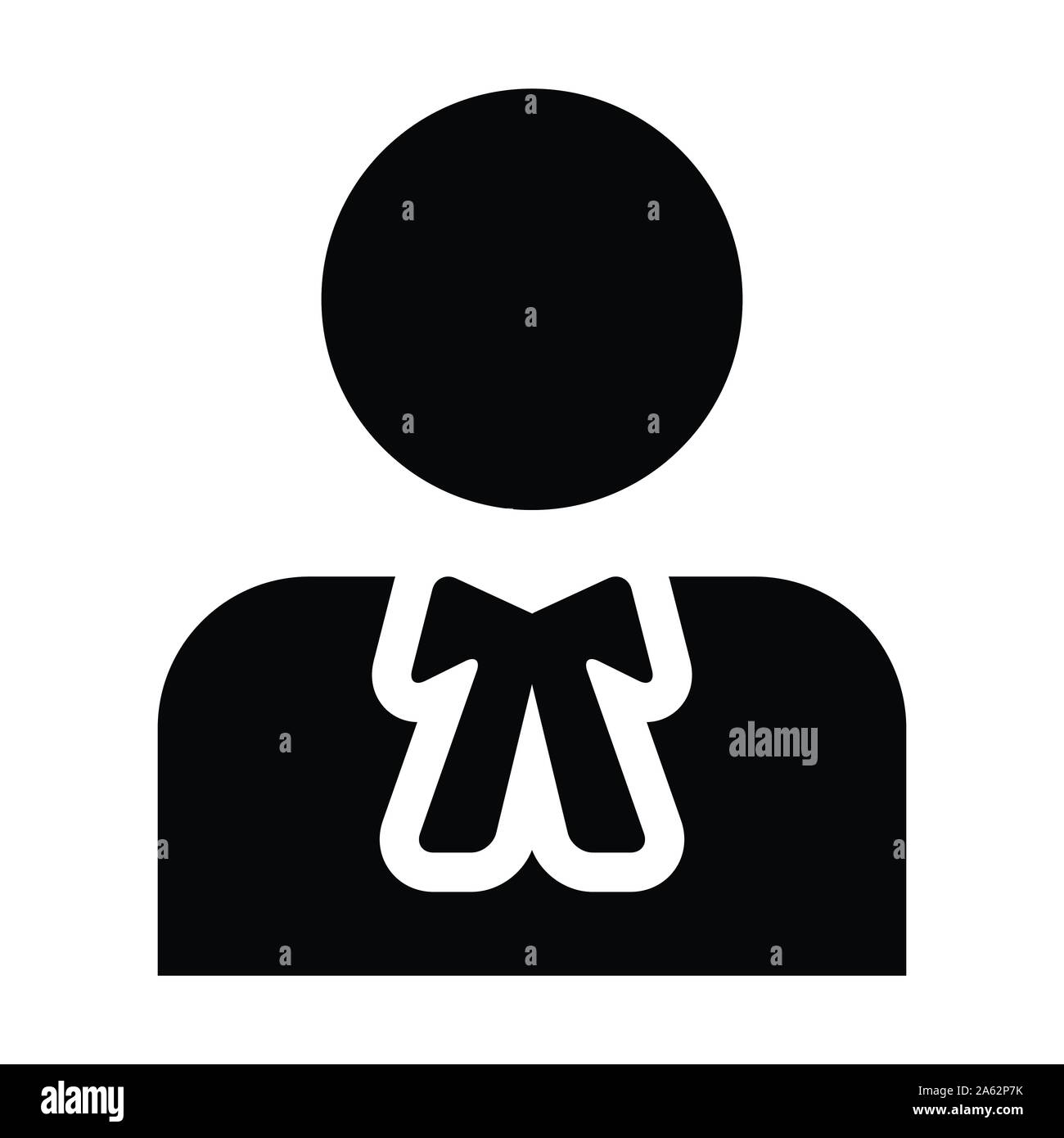 Advocacy icon vector male user person profile avatar symbol for law and ...