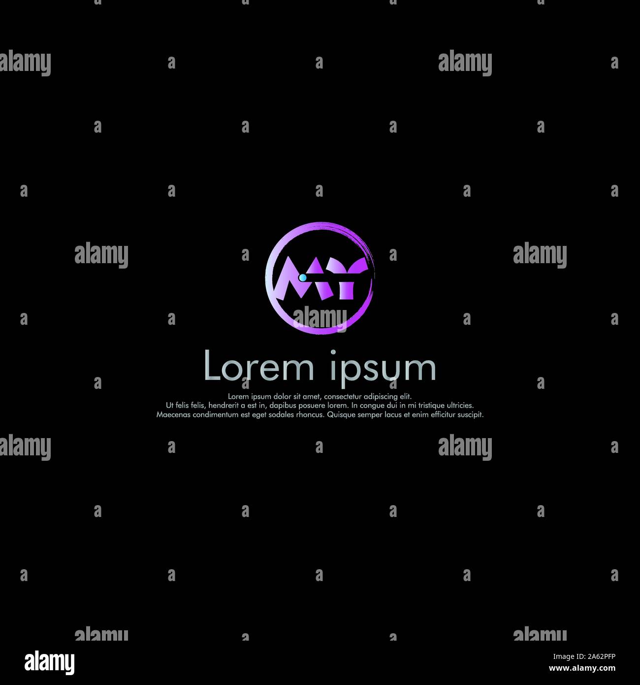 M Y MY Vector initial abstract logo concept Stock Vector Image & Art ...