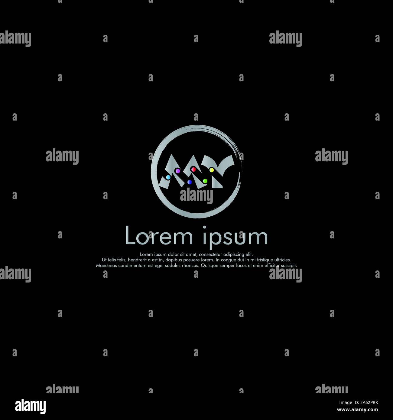 M Y MY Vector initial abstract logo concept Stock Vector Image & Art ...