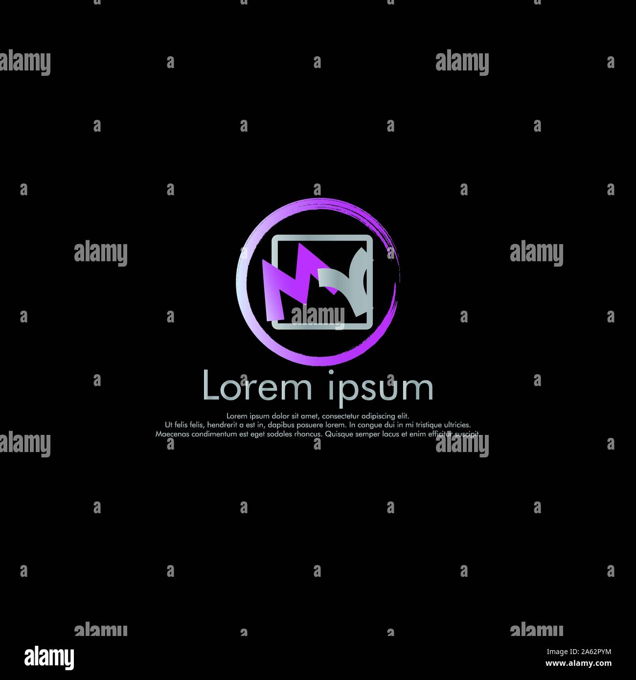 M Y MY Vector initial abstract logo concept Stock Vector Image & Art ...