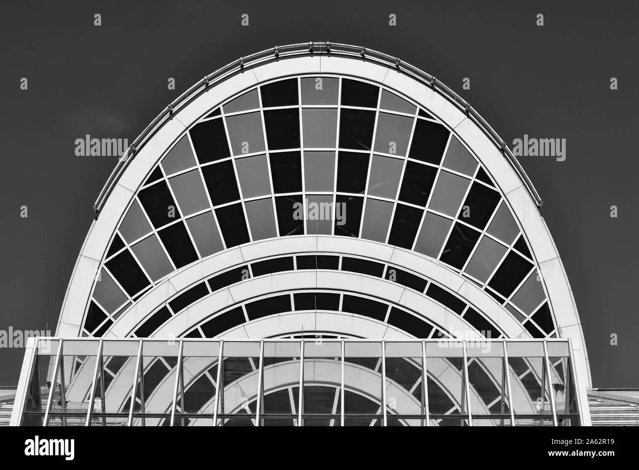 Orlando, Florida. January 12, 2019 Top view of Convention Center on ...