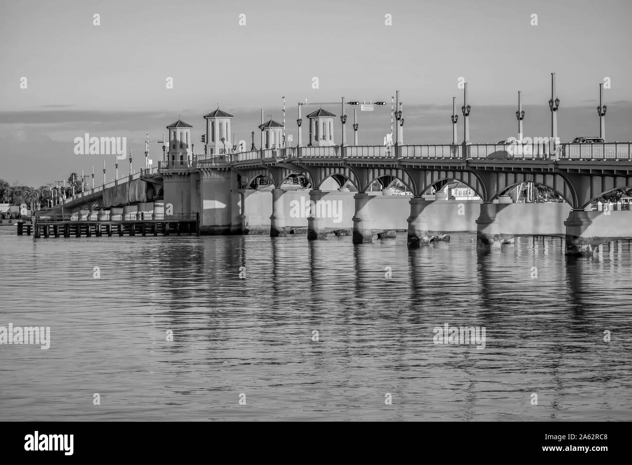Colorful florida sunset Black and White Stock Photos & Images - Alamy