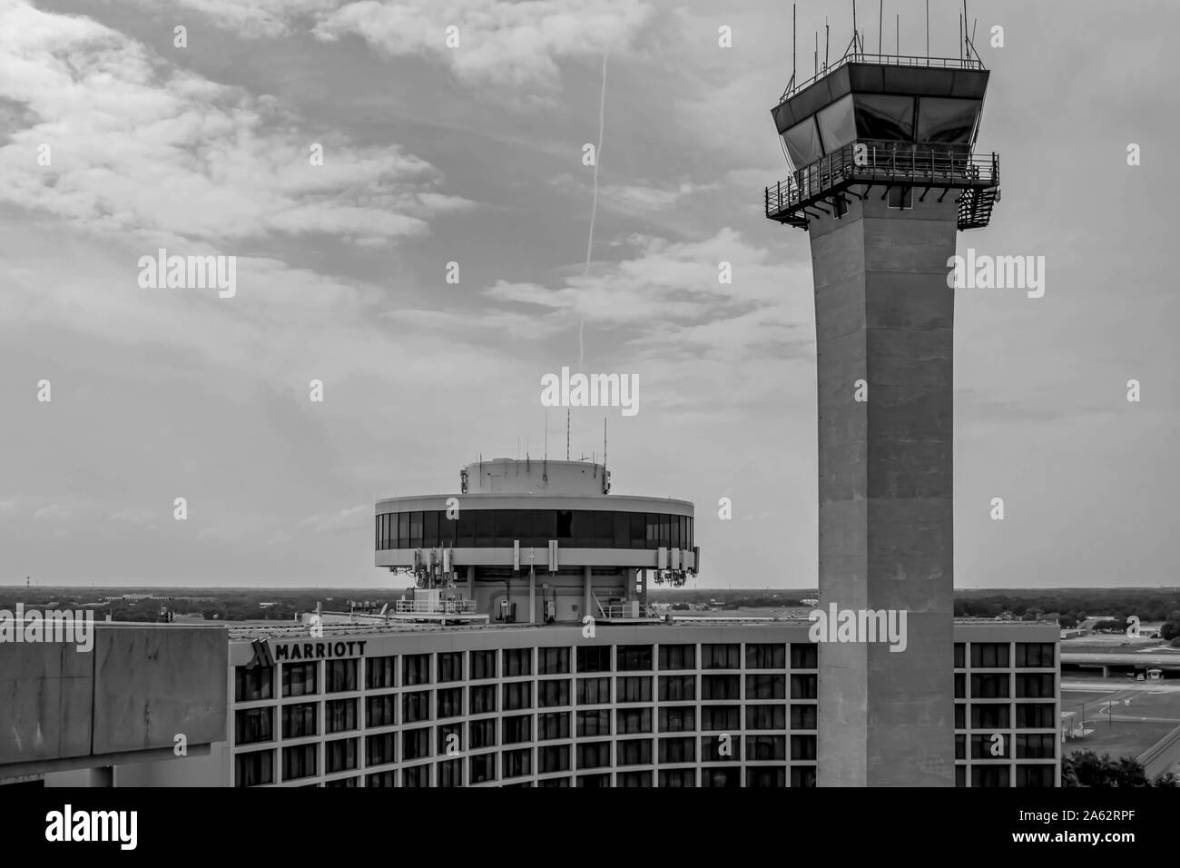 Tampa Bay, Florida. July 12, 2019 Tampa International Marriott and Air ...