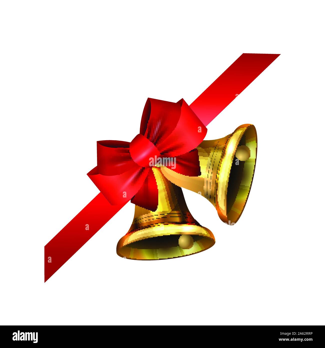 Hanging jingle bells Stock Vector Images - Alamy