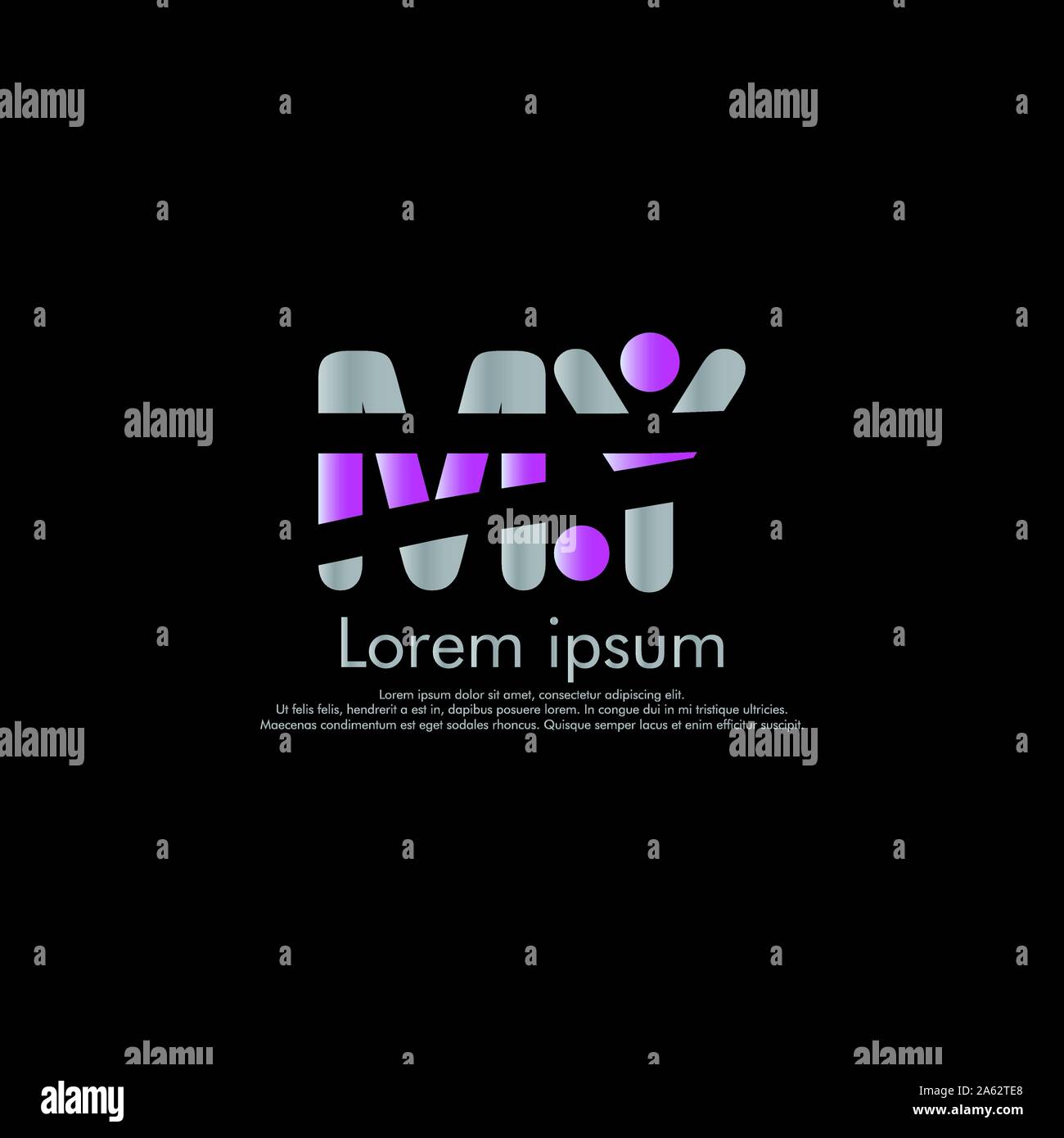 M Y MY Vector initial abstract logo concept Stock Vector Image & Art ...