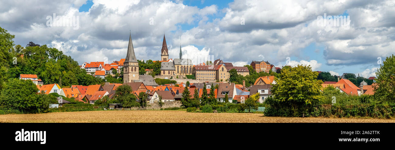 Cityscape of Warburg, Hessen, Germany Stock Photo - Alamy