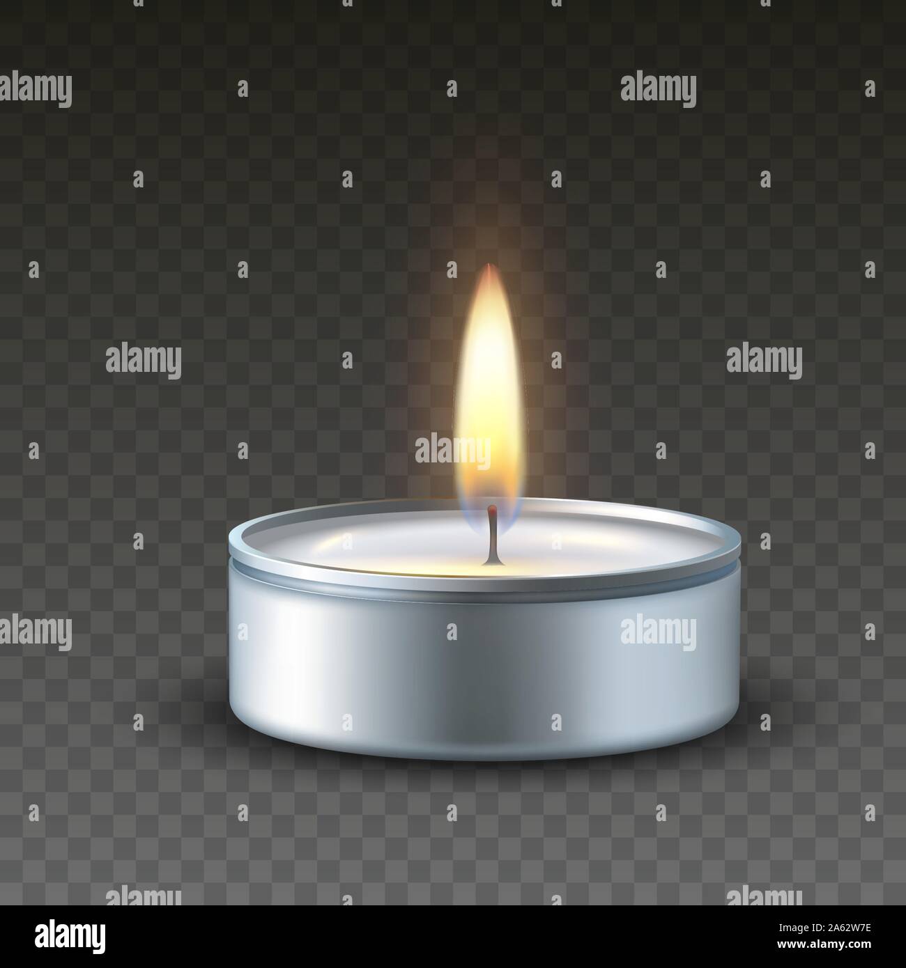 Candel decoration Stock Vector Images - Alamy
