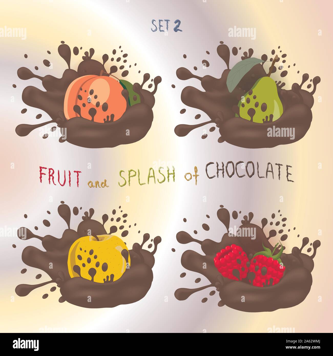 Apple and raspberry Stock Vector Images - Alamy