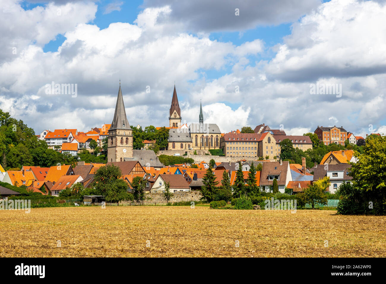 Cityscape of Warburg, Hessen, Germany Stock Photo - Alamy