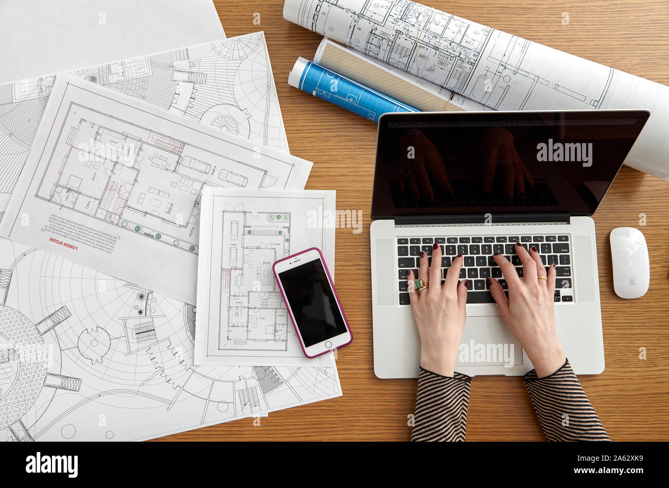 Architectural blueprints hi-res stock photography and images - Alamy