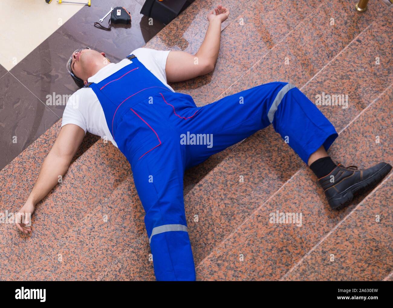 Fell Down Stairs Stock Photos & Fell Down Stairs Stock Images - Alamy