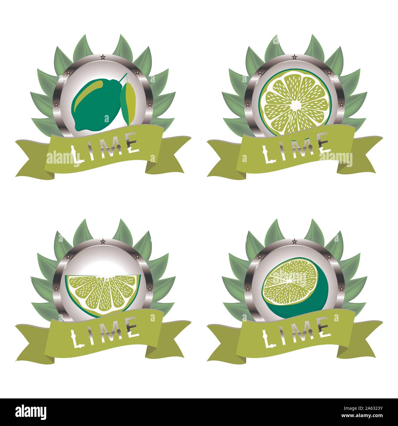 Lime logo Stock Vector Images - Alamy