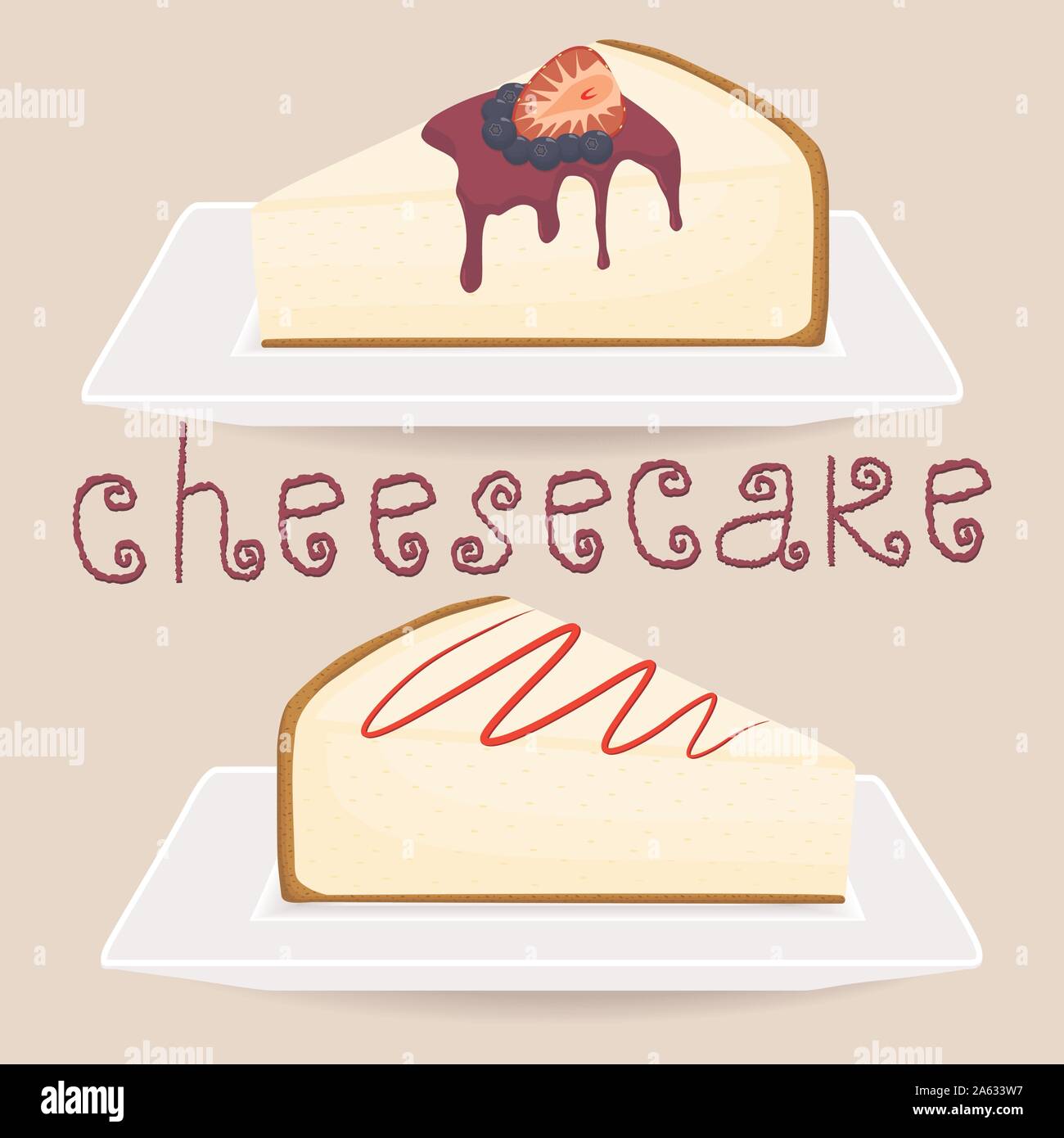 Cheesecake Slice Drawing