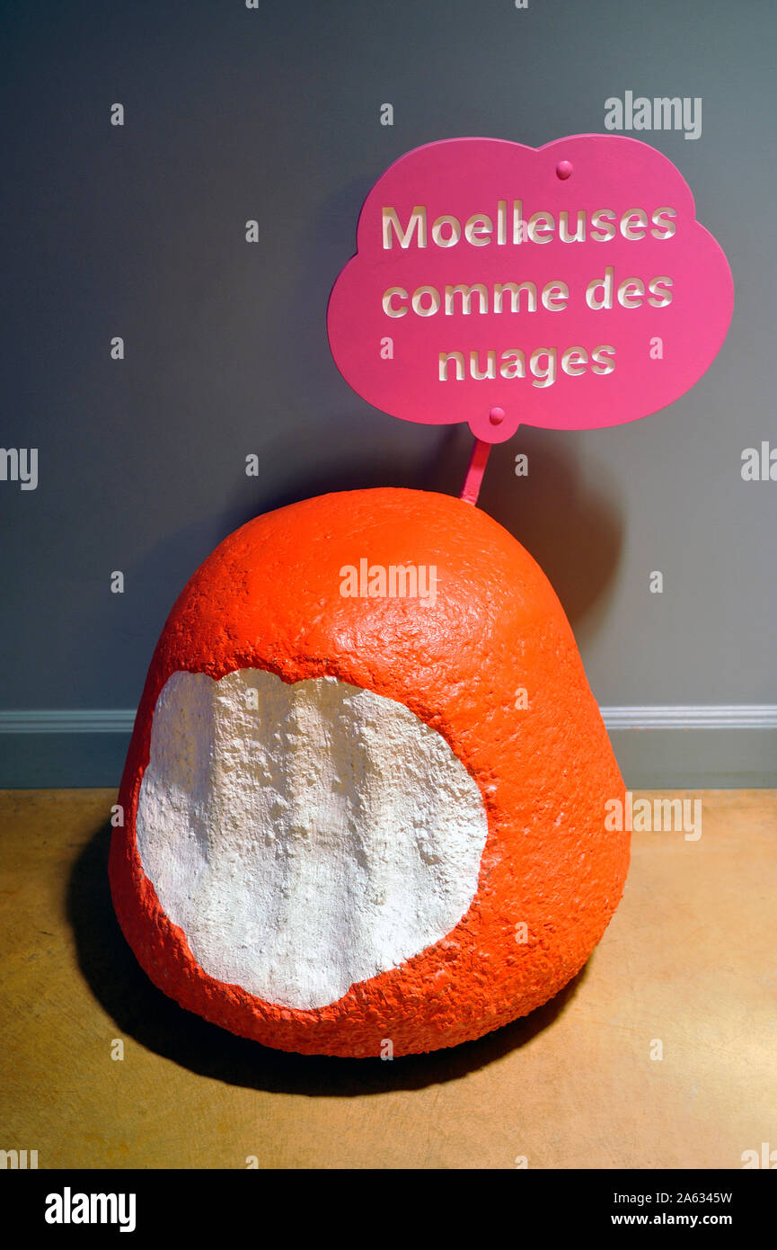 huge Tagada strawberry mellow as a cloud at the Haribo museum in Uzes ...