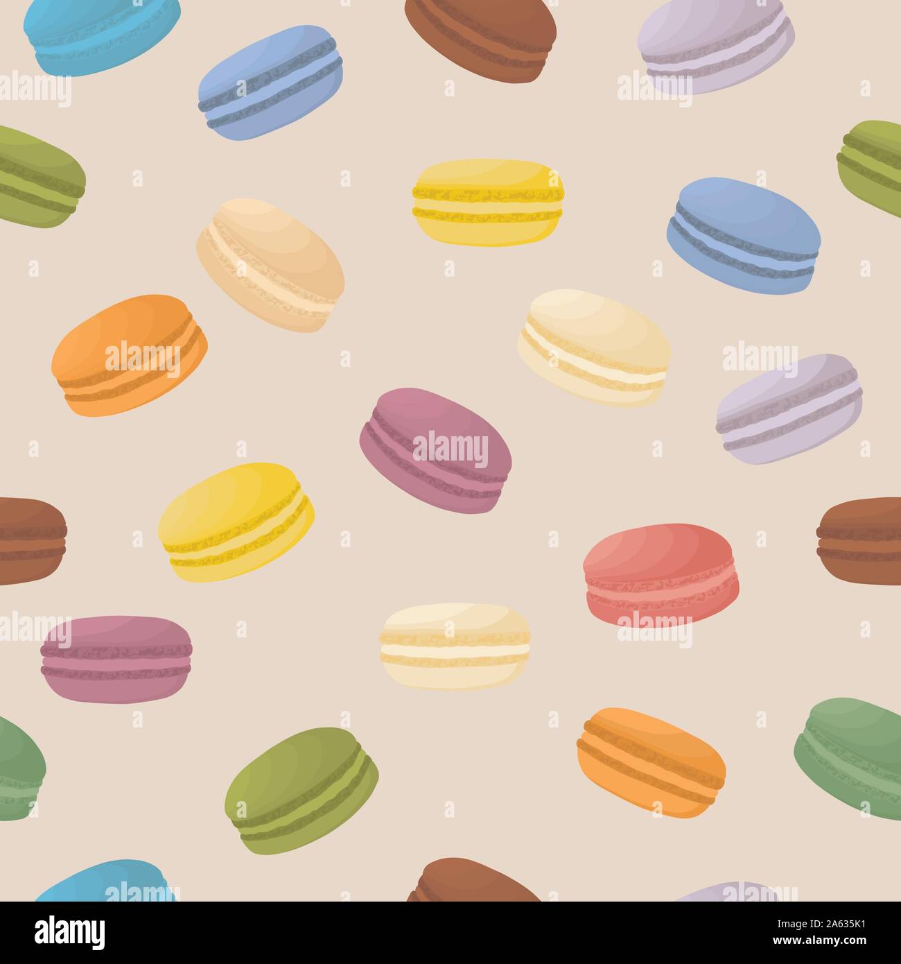 Sweet macarons paper background Stock Vector Images - Alamy