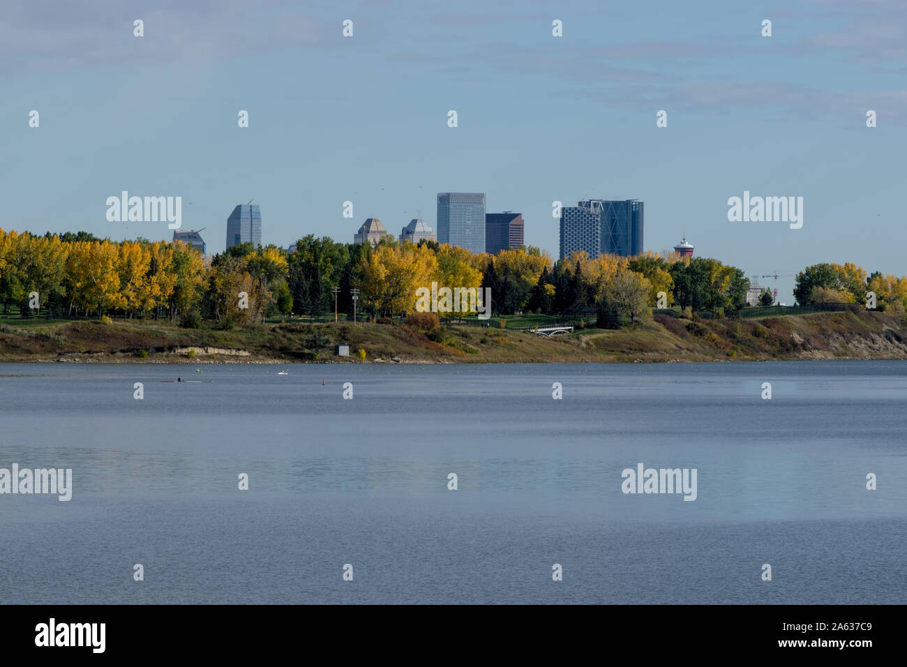 Calgary skyline in the fall Stock Photo - Alamy