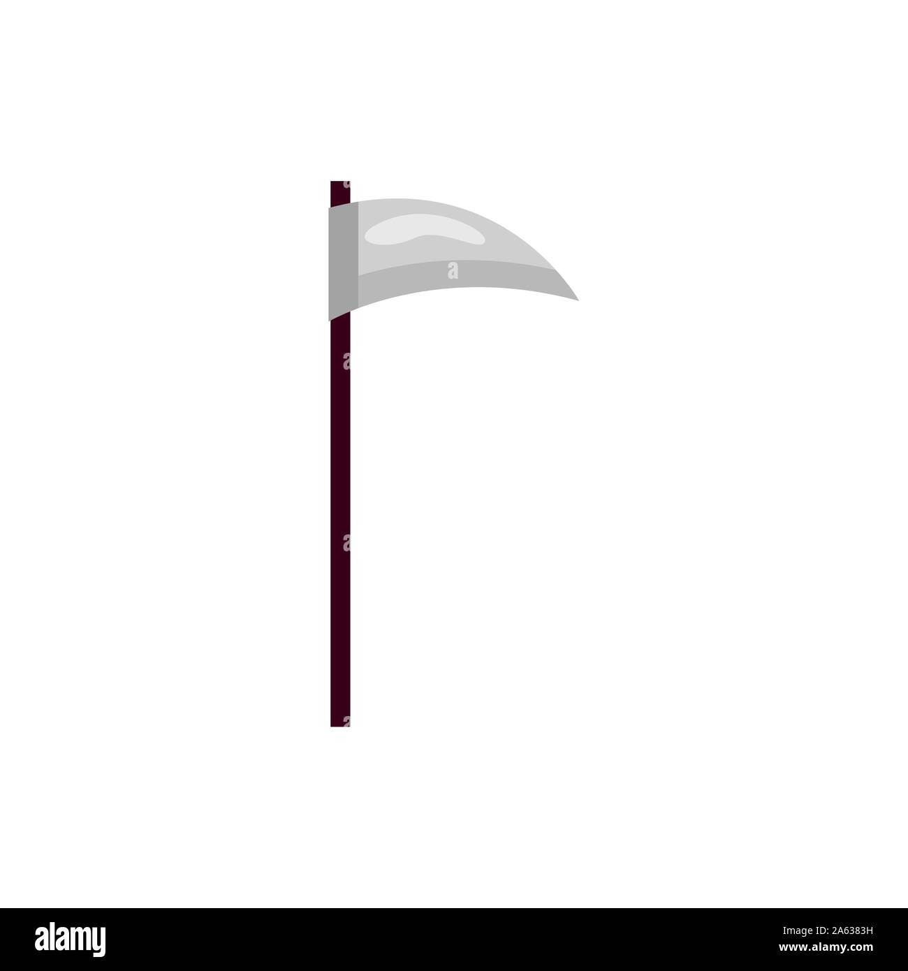 halloween death scythe isolated icon Stock Vector Image & Art - Alamy