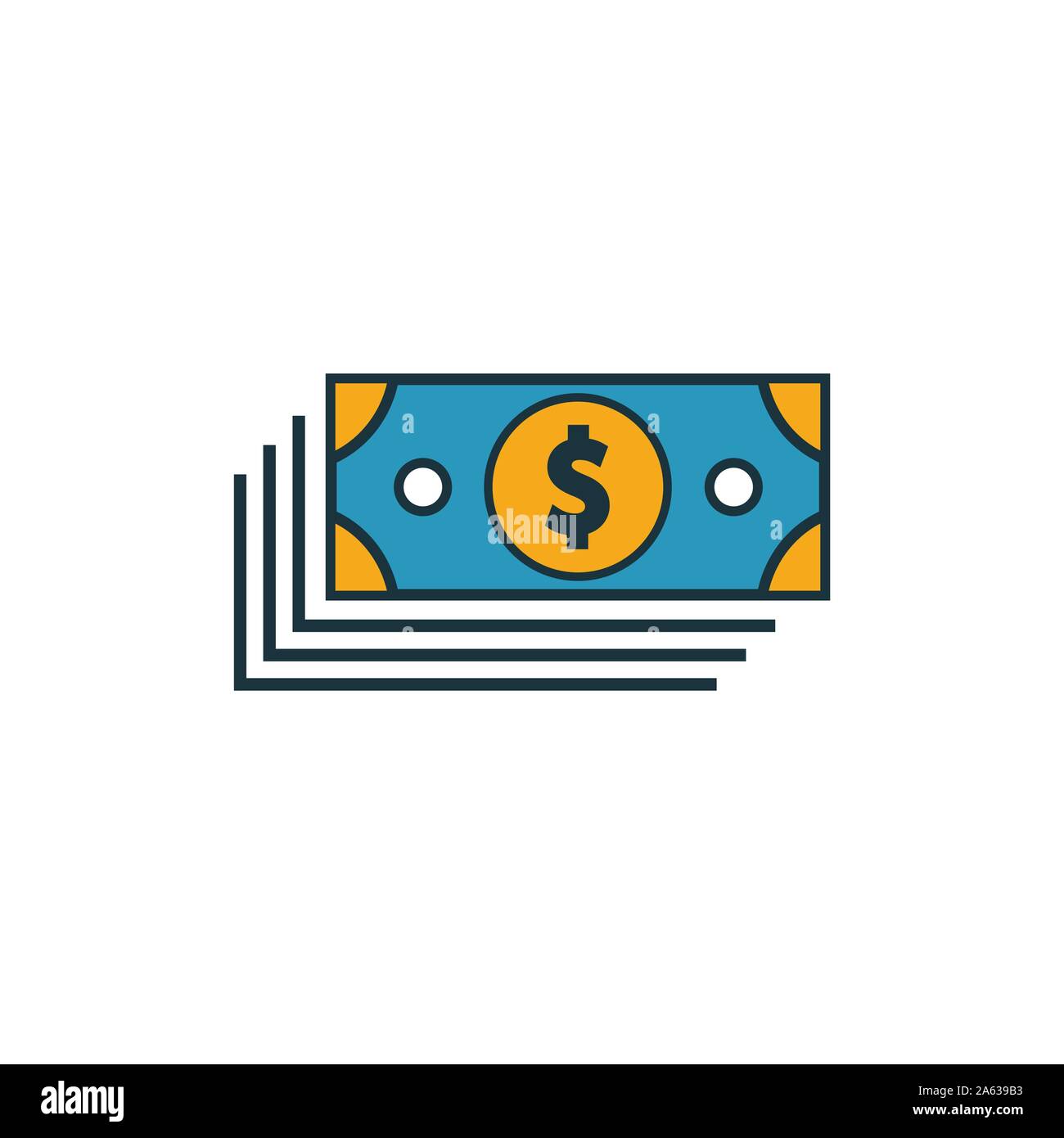 Money Notes icon set. Four elements in diferent styles from money icons ...