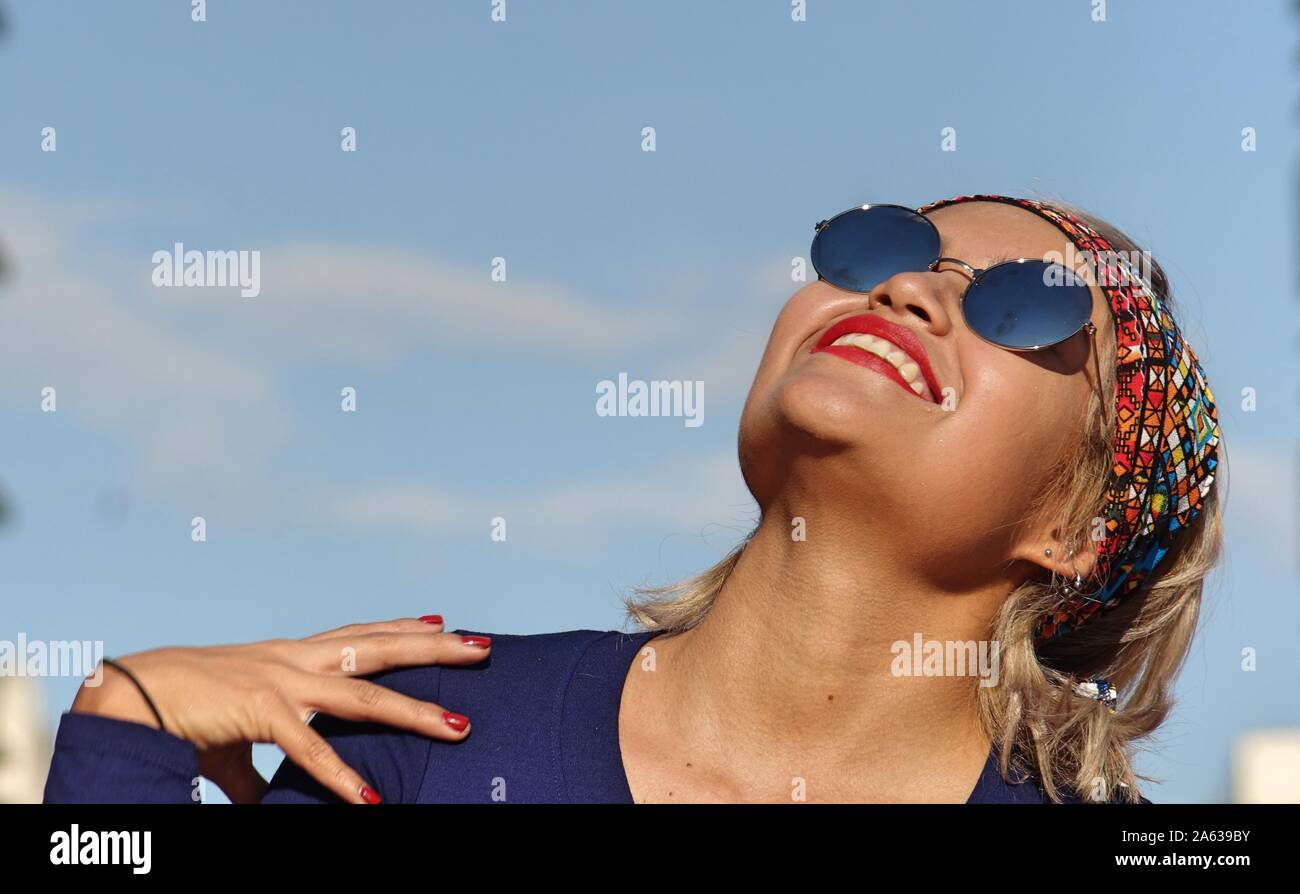 Happy Female Woman Stock Photo - Alamy