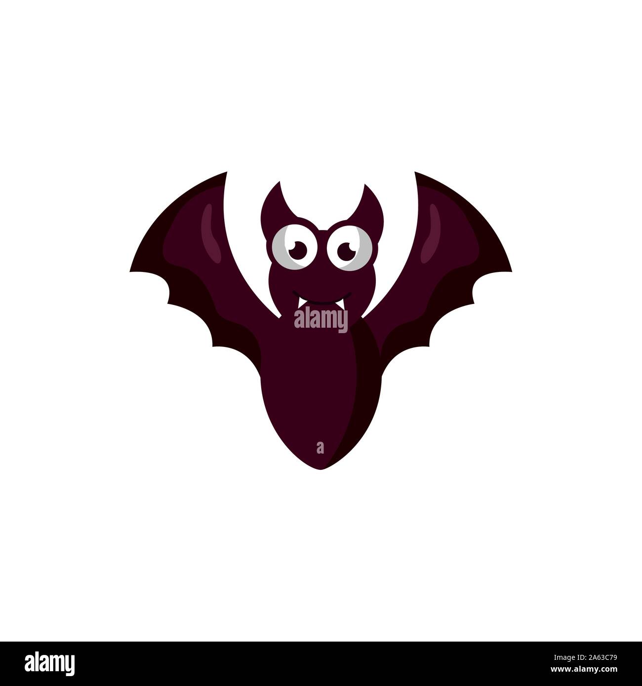 halloween bat flying isolated icon Stock Vector Image & Art - Alamy