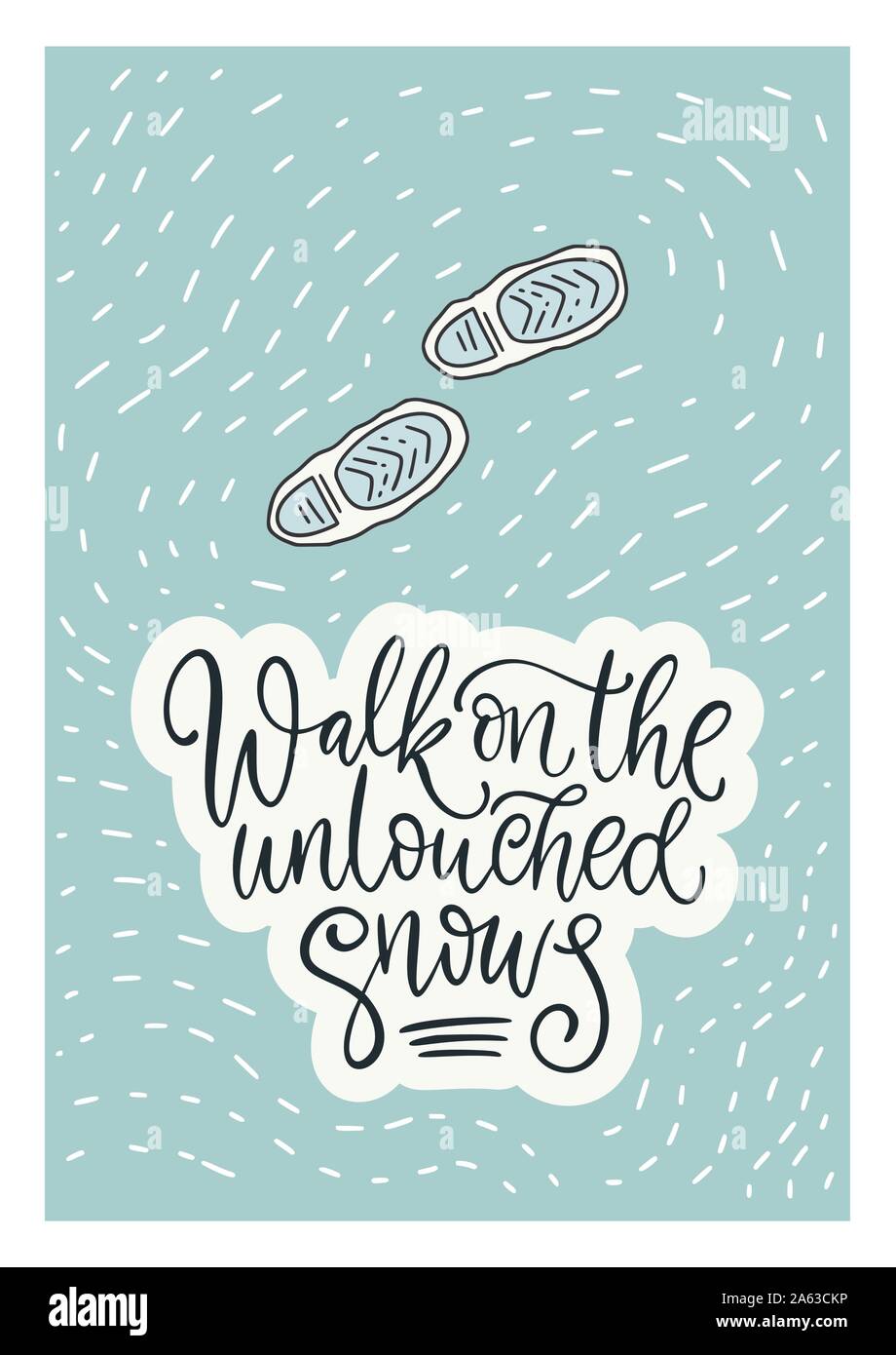 Untouched snow Stock Vector Images - Alamy