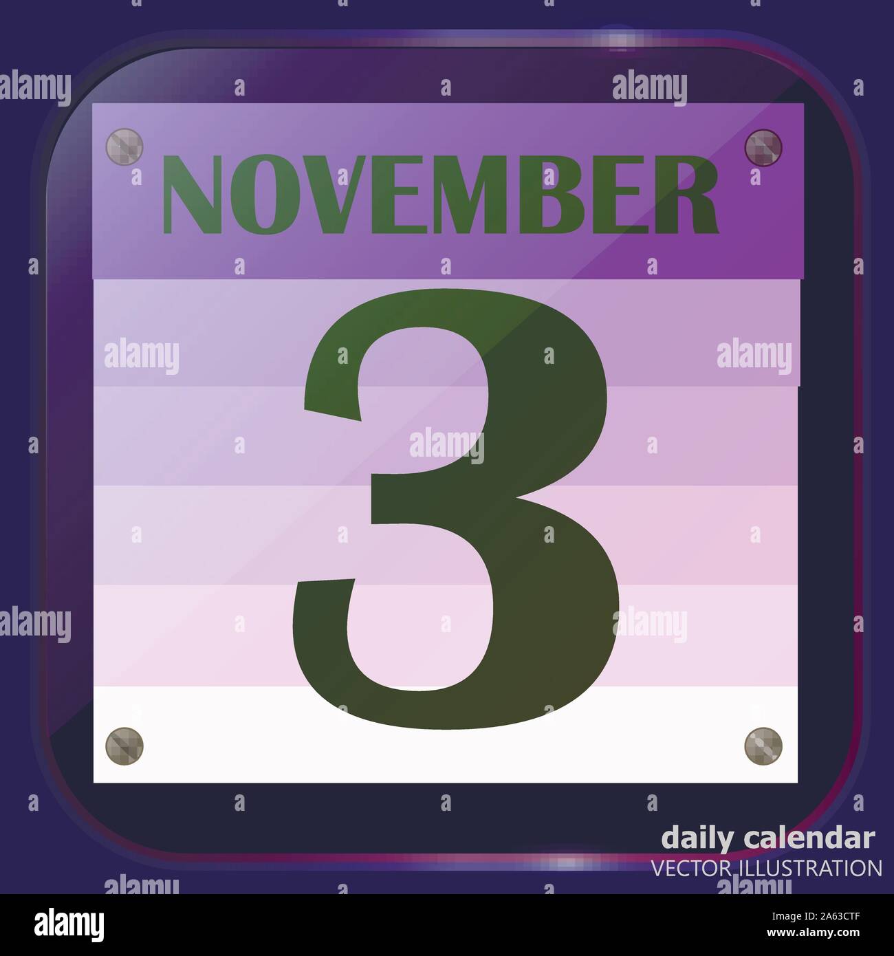 November 3 icon. For planning important day. Banner for holidays and ...