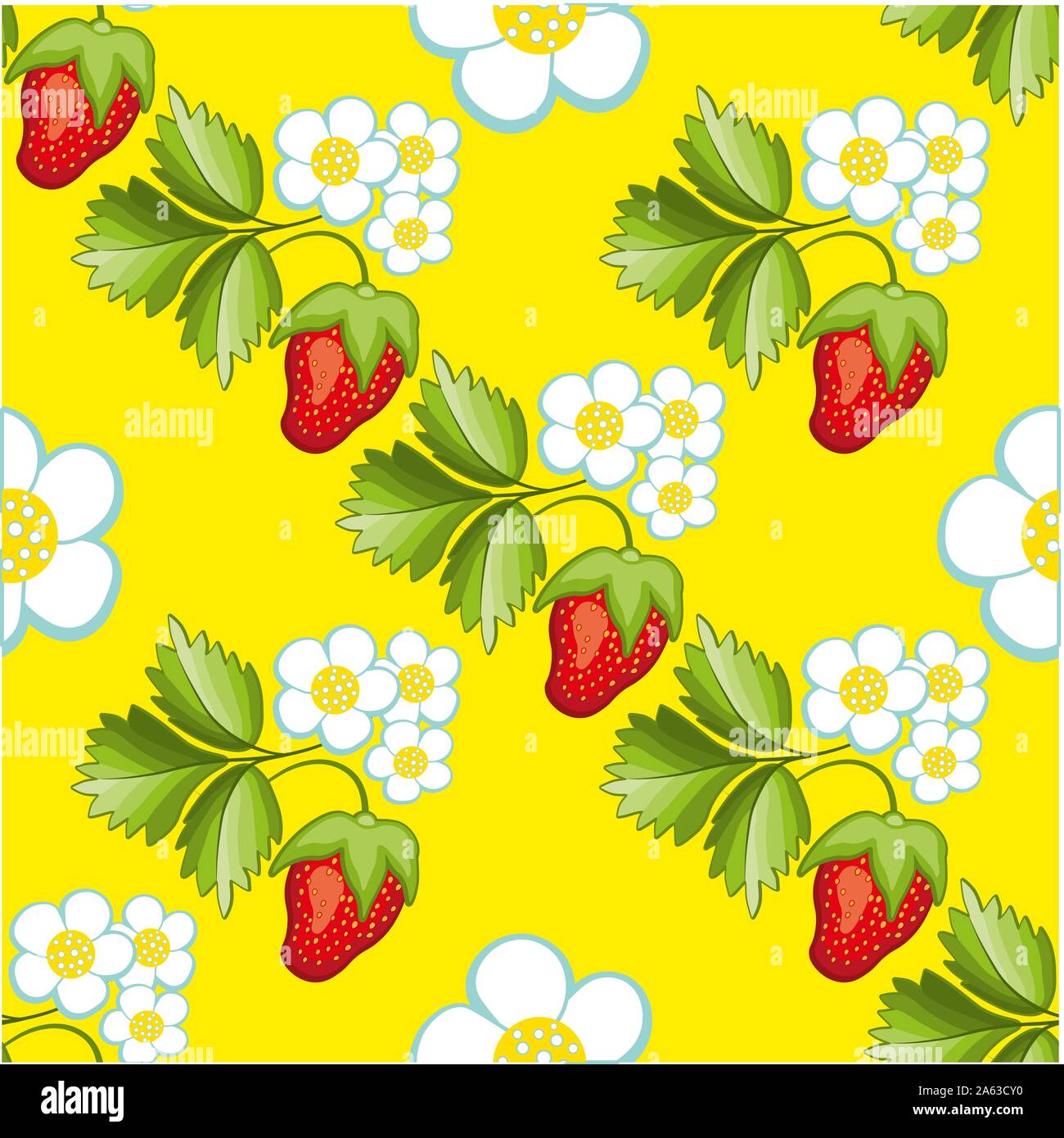 Bio strawberry Stock Vector Images - Alamy