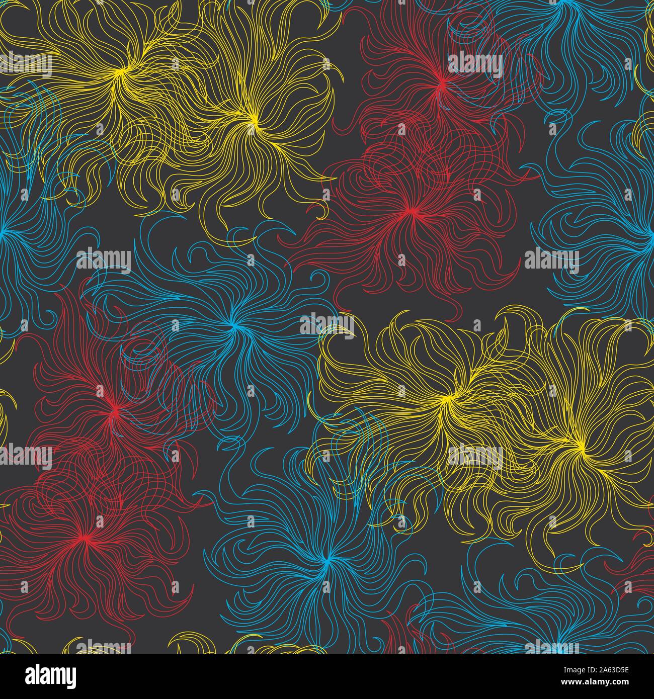 Abstract flower seamless pattern background Stock Vector Image & Art ...