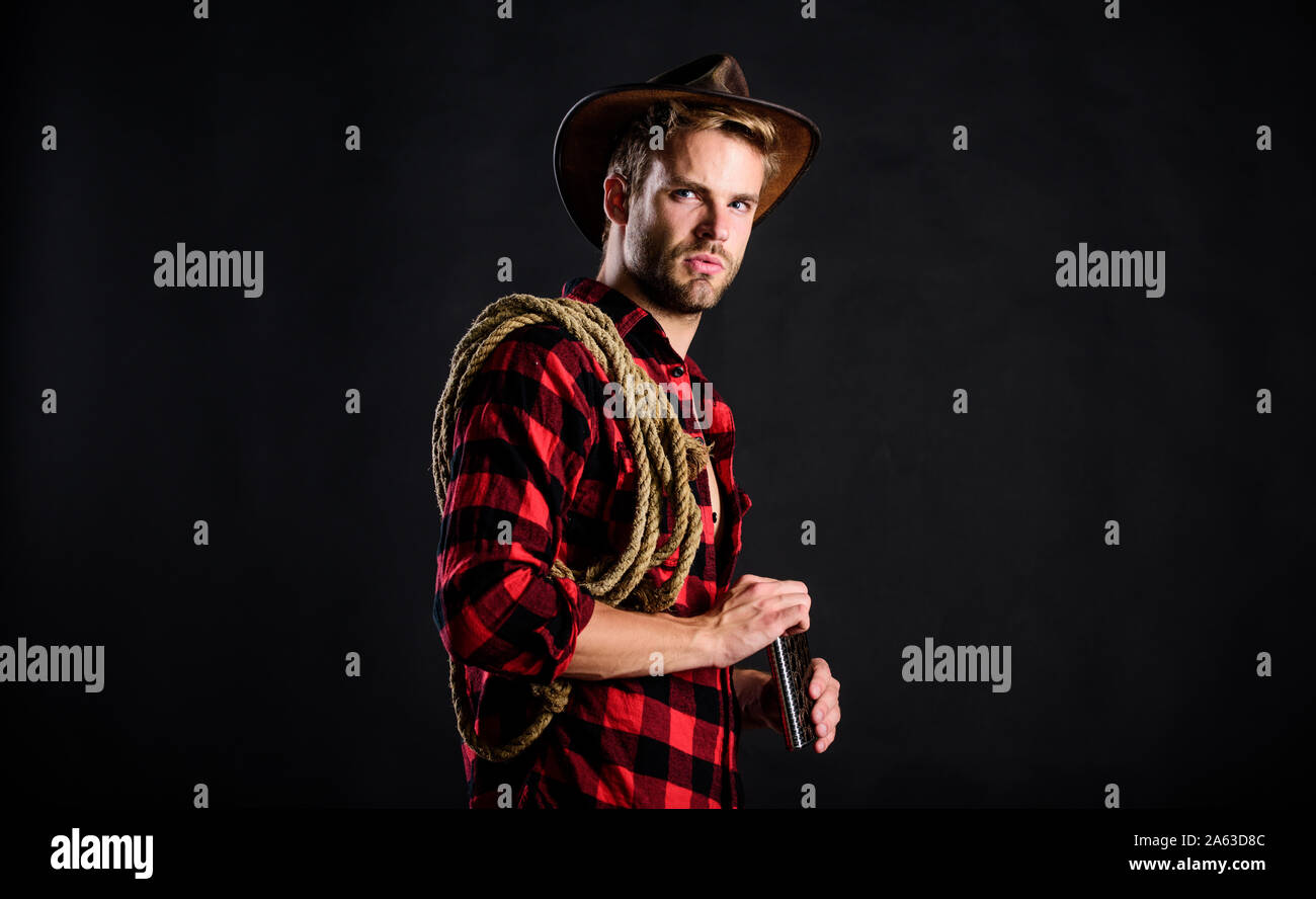 adventure lover. Vintage style man. Wild West retro cowboy. wild west ...