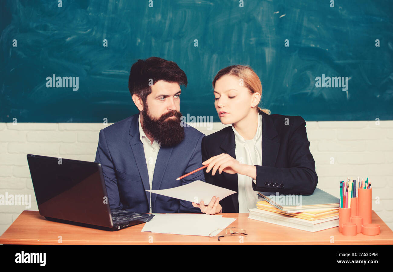 Principal school computer hi-res stock photography and images - Alamy