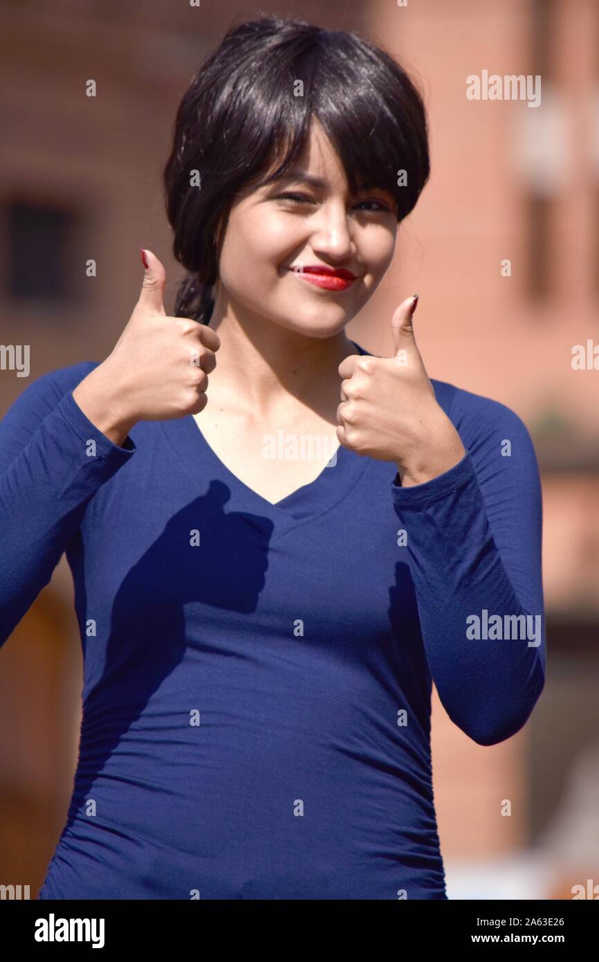 Happy Female Woman Stock Photo - Alamy