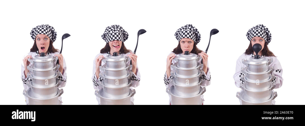 Various cooking pots Cut Out Stock Images & Pictures - Alamy